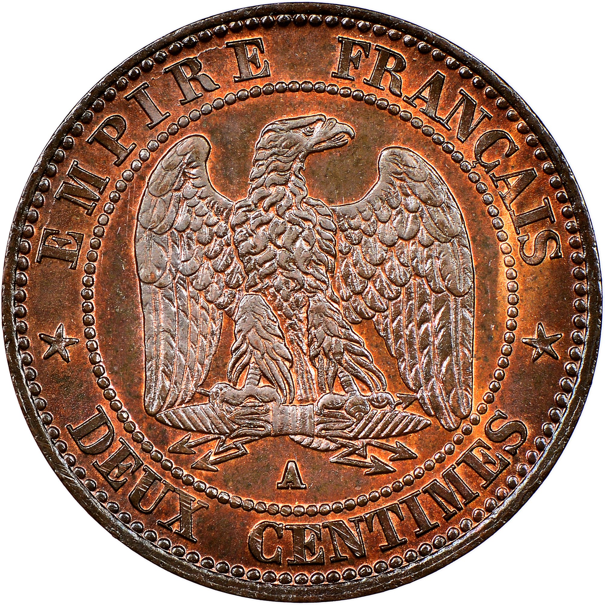 France 2 Centimes KM 776.1 Prices & Values | NGC