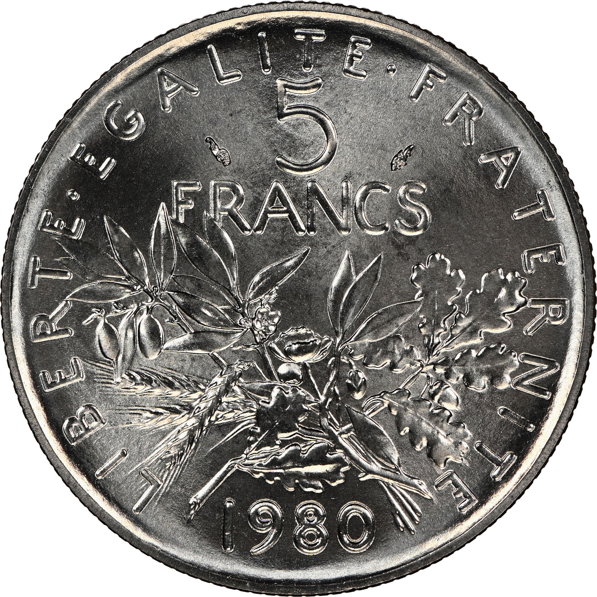 France 5 Francs KM 926a.1 Prices & Values | NGC