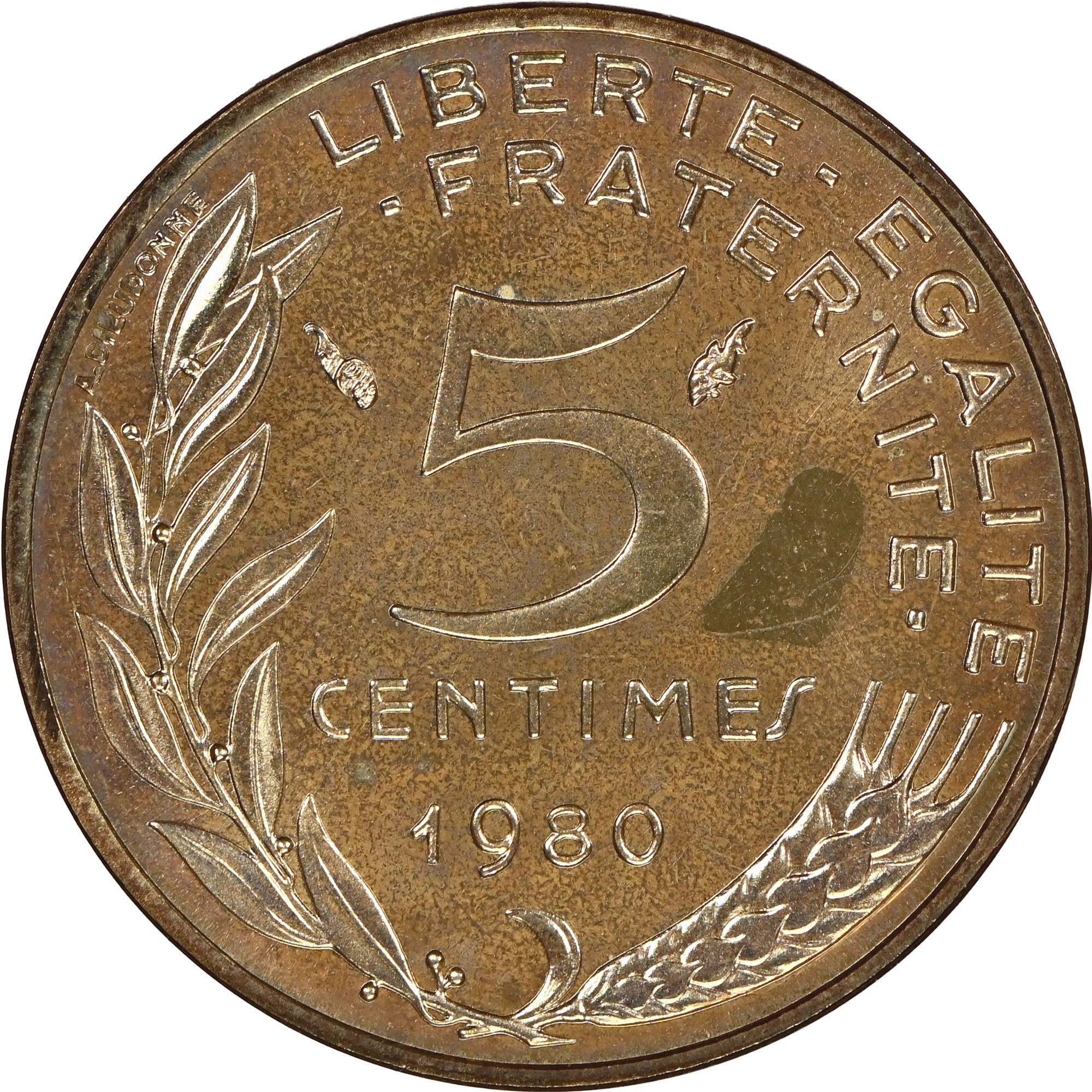 France 5 Centimes KM 933 Prices & Values | NGC