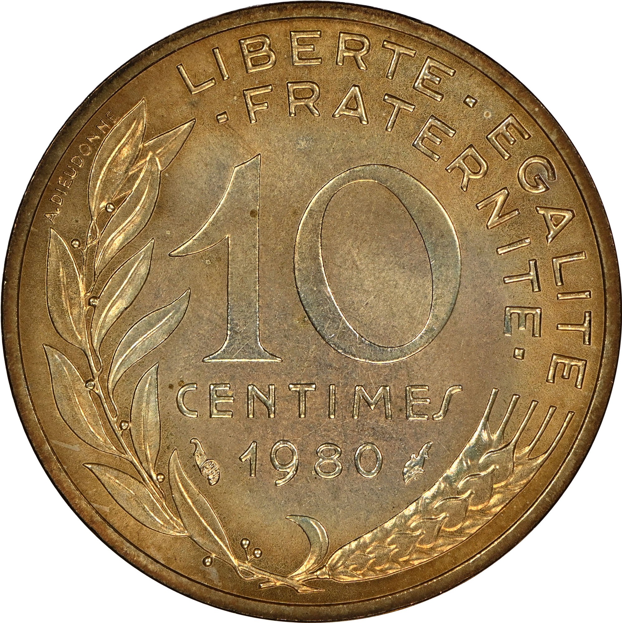 France 10 Centimes KM 929 Prices & Values | NGC