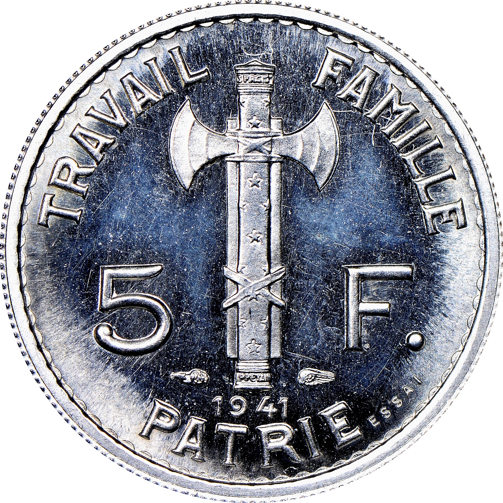 France 5 Francs KM PE308 Prices & Values | NGC