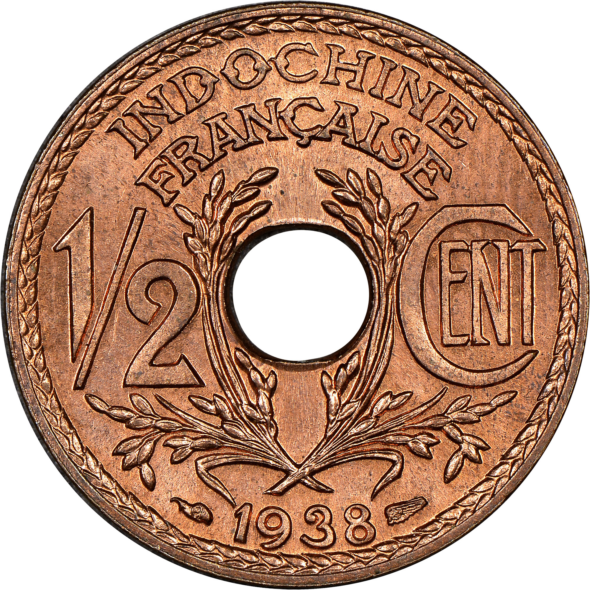 French Indo-China 1/2 Cent KM 20 Prices & Values | NGC