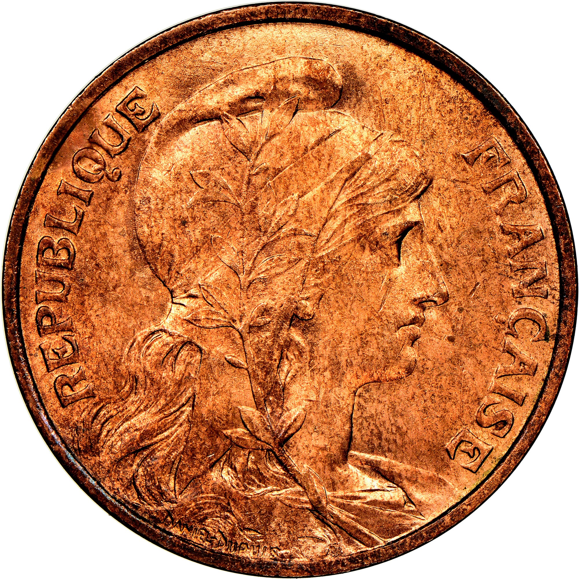 France 10 Centimes KM 843 Prices Values NGC