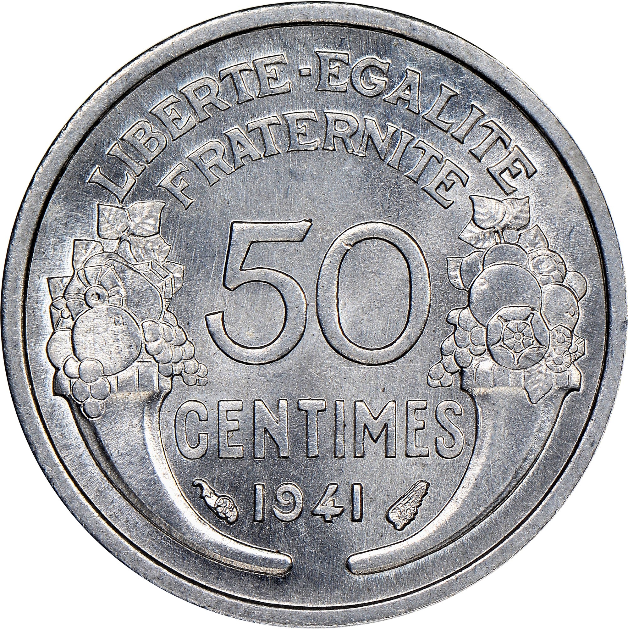 France 50 Centimes KM 894.1a Prices & Values | NGC