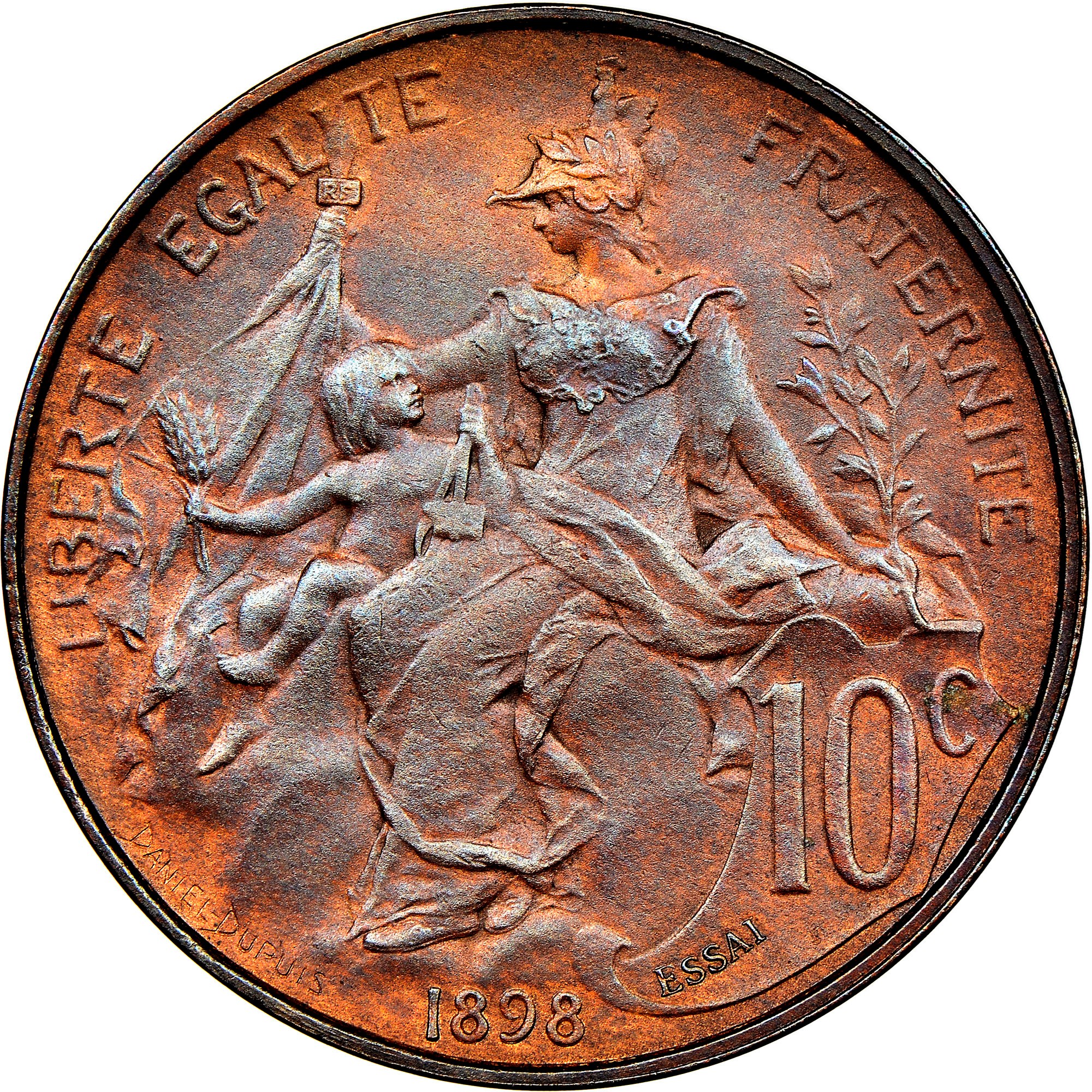 France 10 Centimes KM 843 Prices & Values | NGC