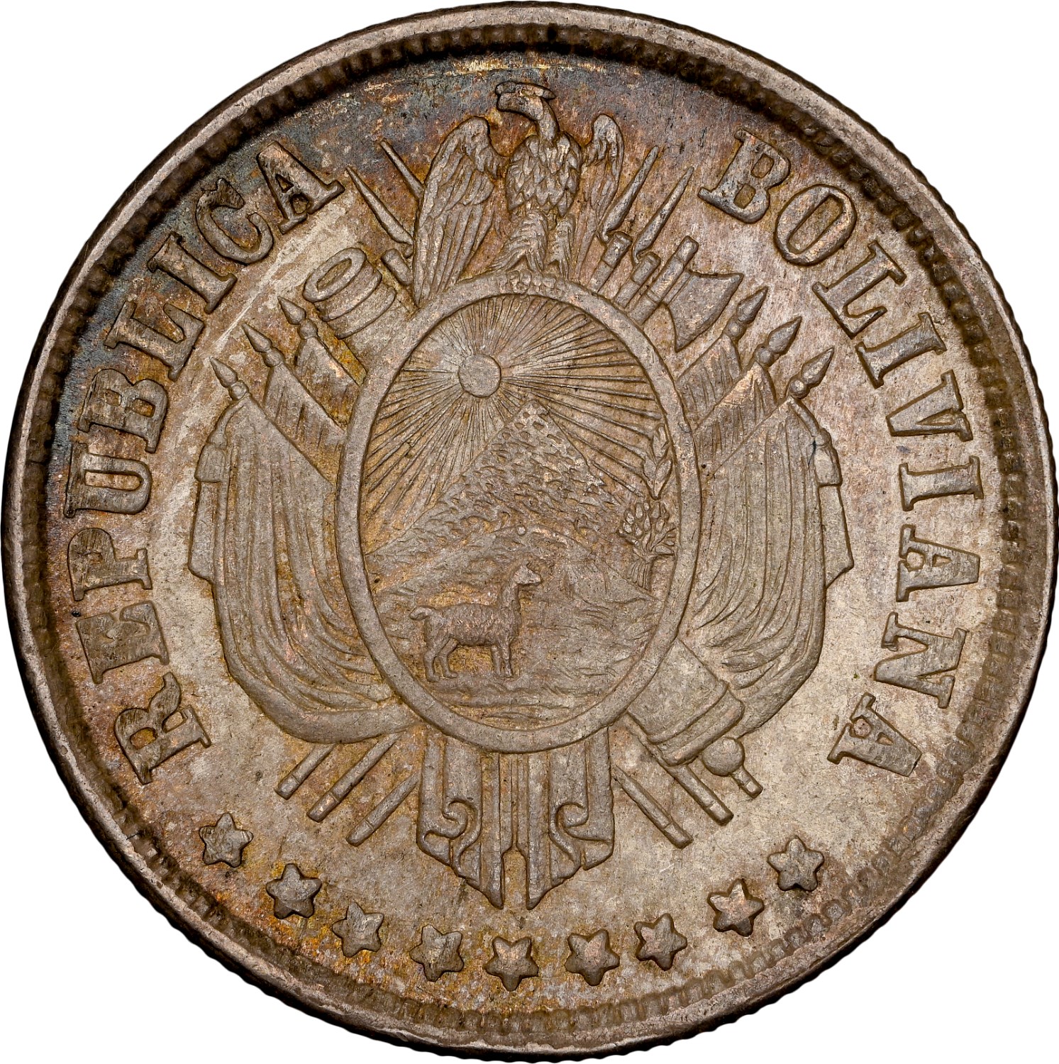 Bolivia 20 Centavos KM 159.1 Prices & Values | NGC
