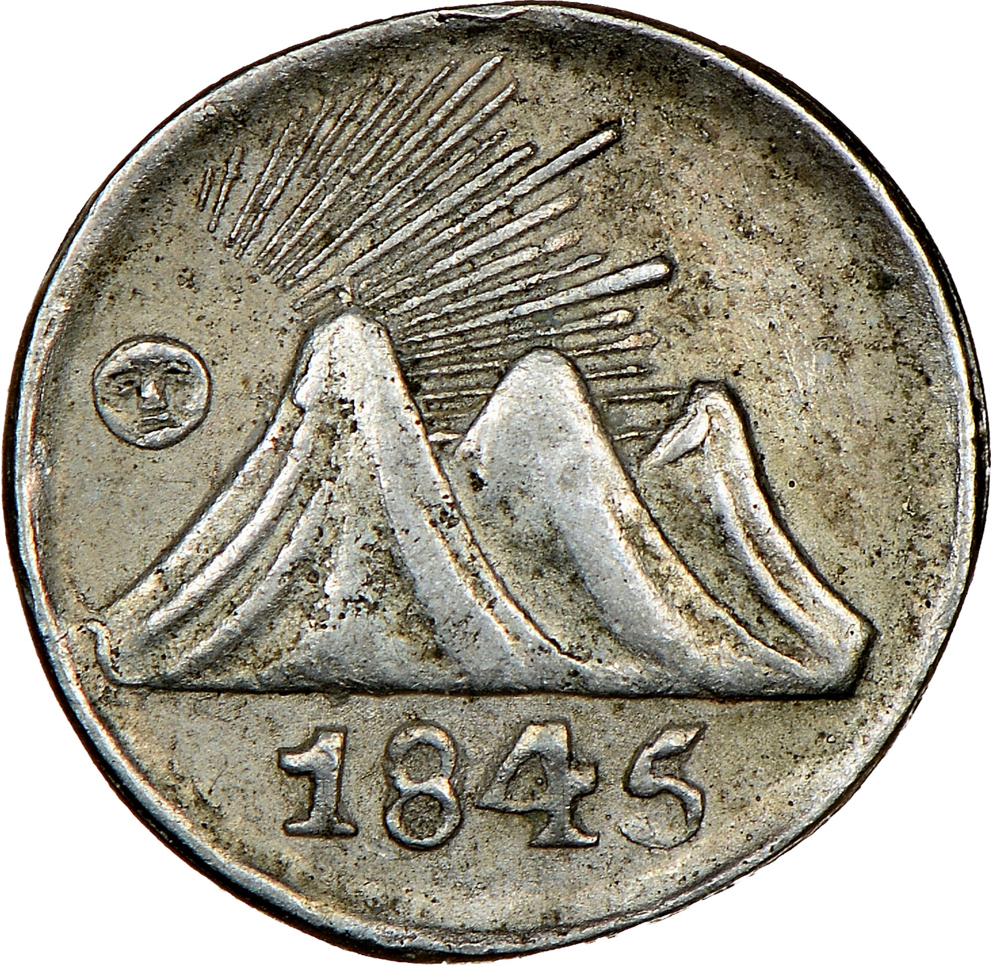 Central American Republic 1/4 Real KM 23 Prices & Values | NGC