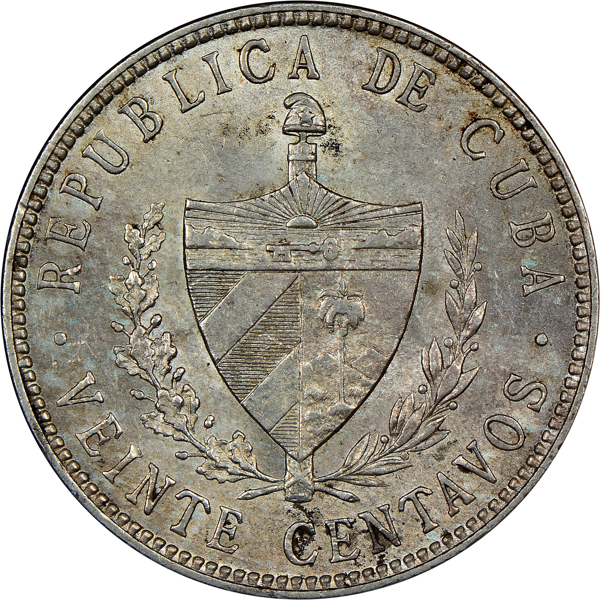Cuba 20 Centavos KM 13.2 Prices & Values | NGC