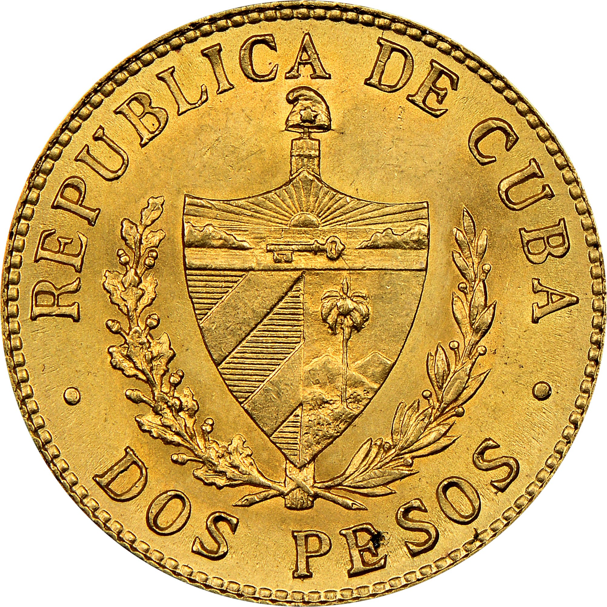 Cuba 2 Pesos KM 17 Prices & Values | NGC