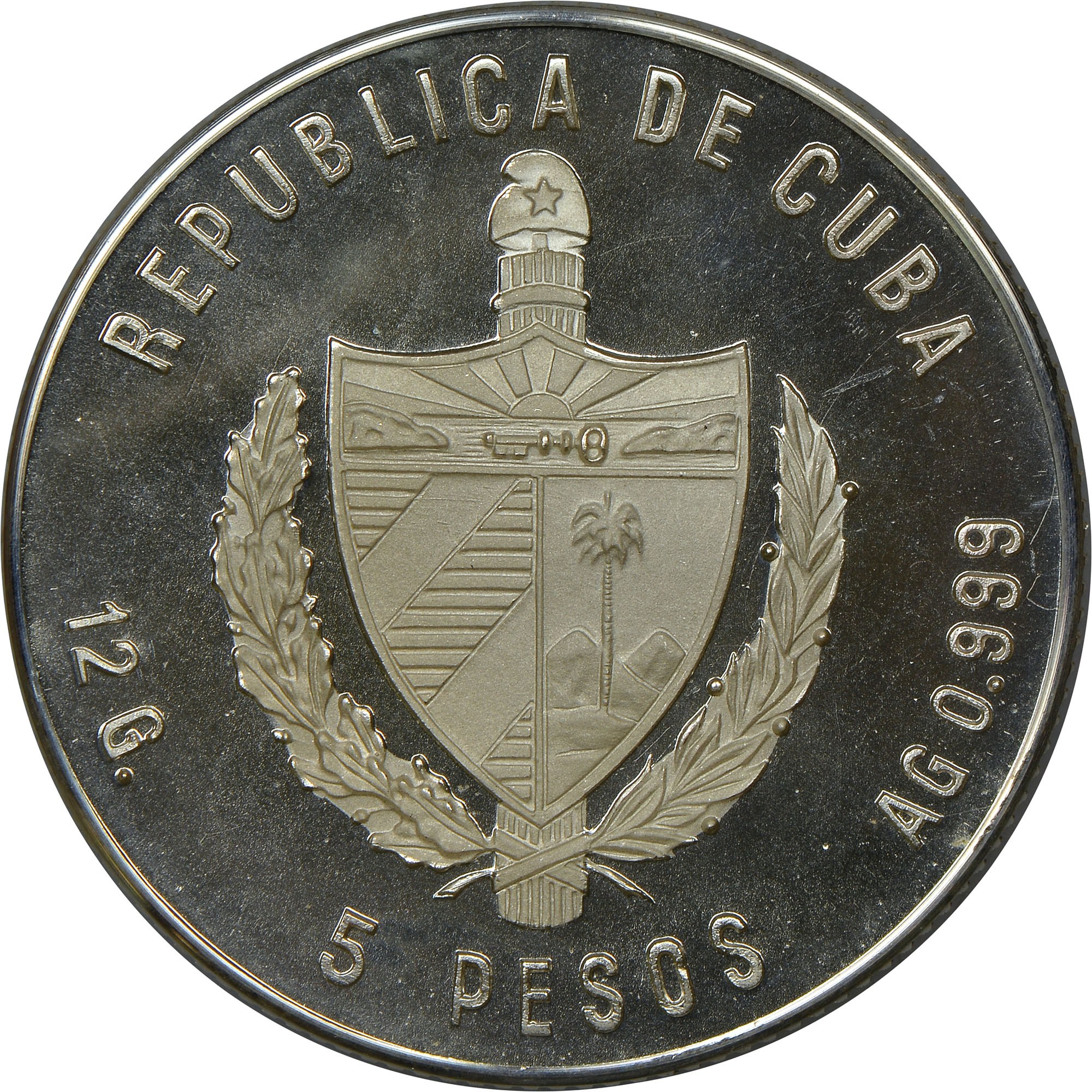 Cuba 5 Pesos KM 70 Prices & Values | NGC