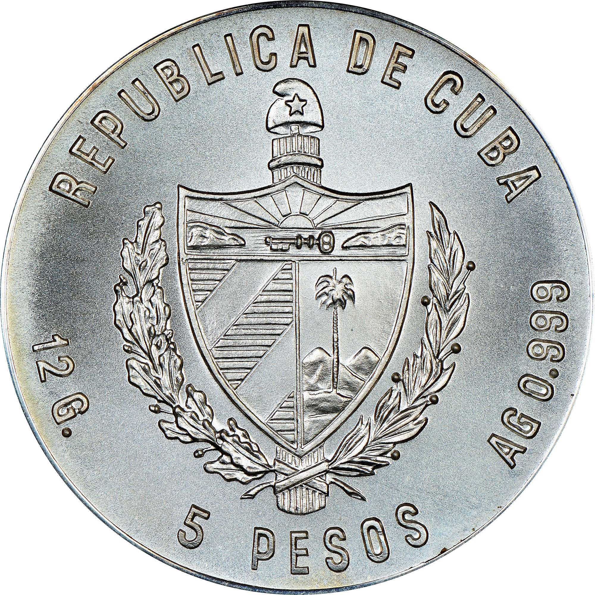 Cuba 5 Pesos KM 98 Prices & Values | NGC