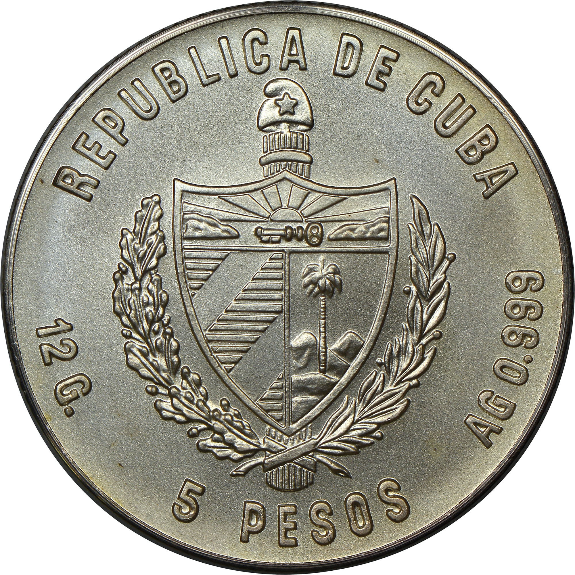 Cuba 5 Pesos KM 70 Prices & Values | NGC