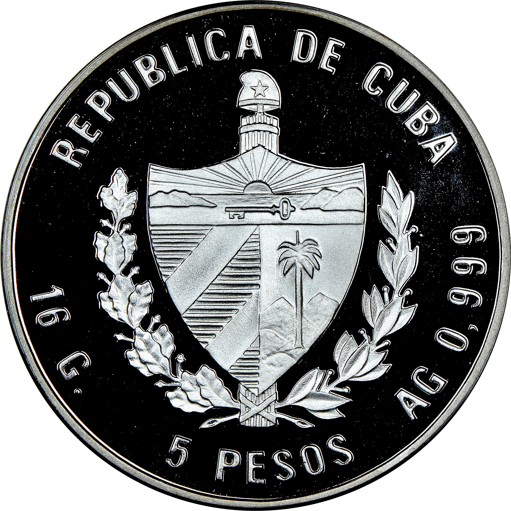 Cuba 5 Pesos KM 440 Prices & Values | NGC