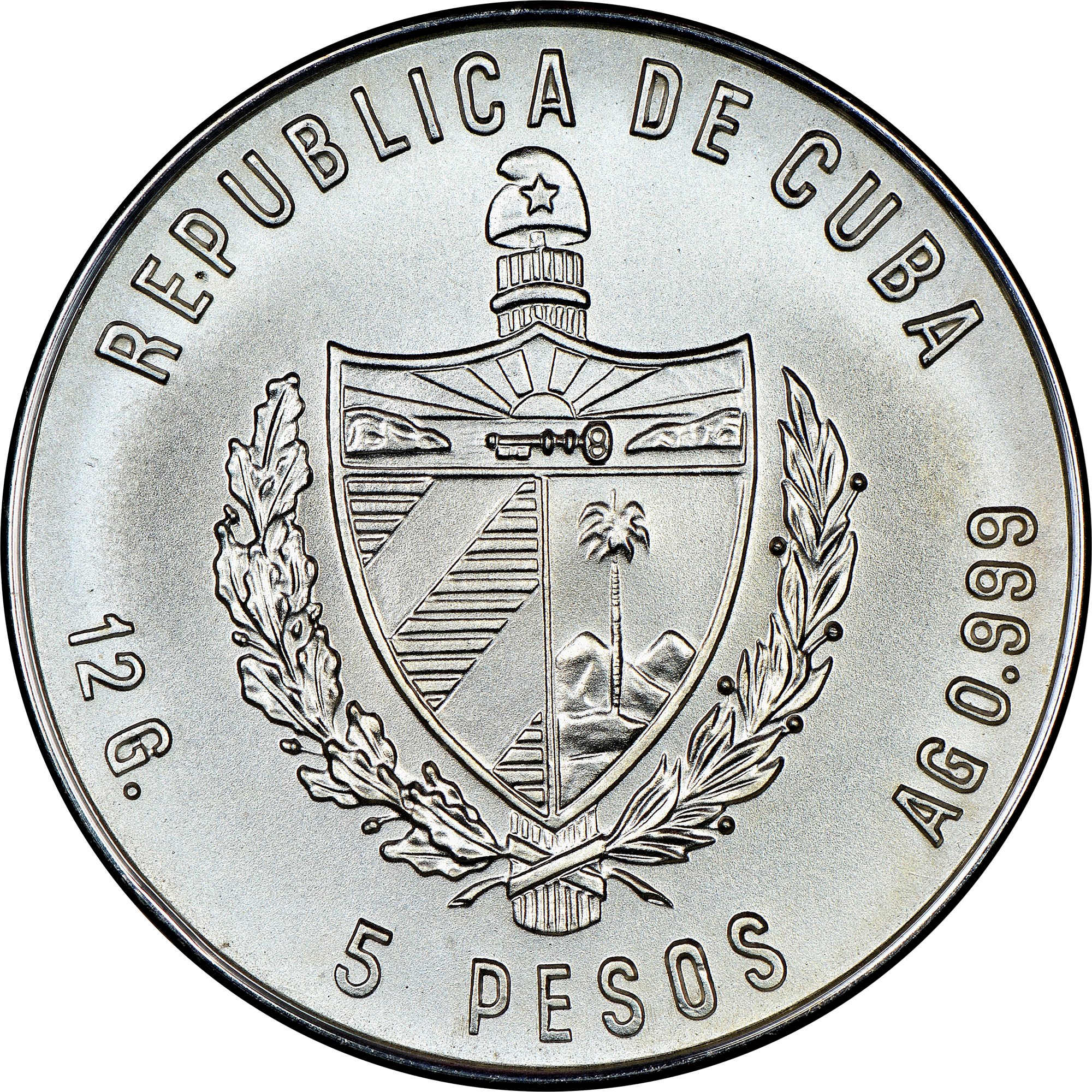 Cuba 5 Pesos KM 131 Prices & Values | NGC