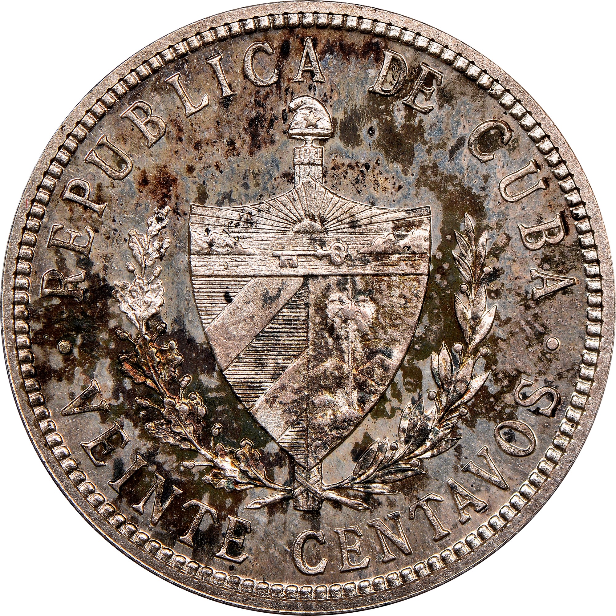 Cuba 20 Centavos KM 13.1 Prices & Values | NGC