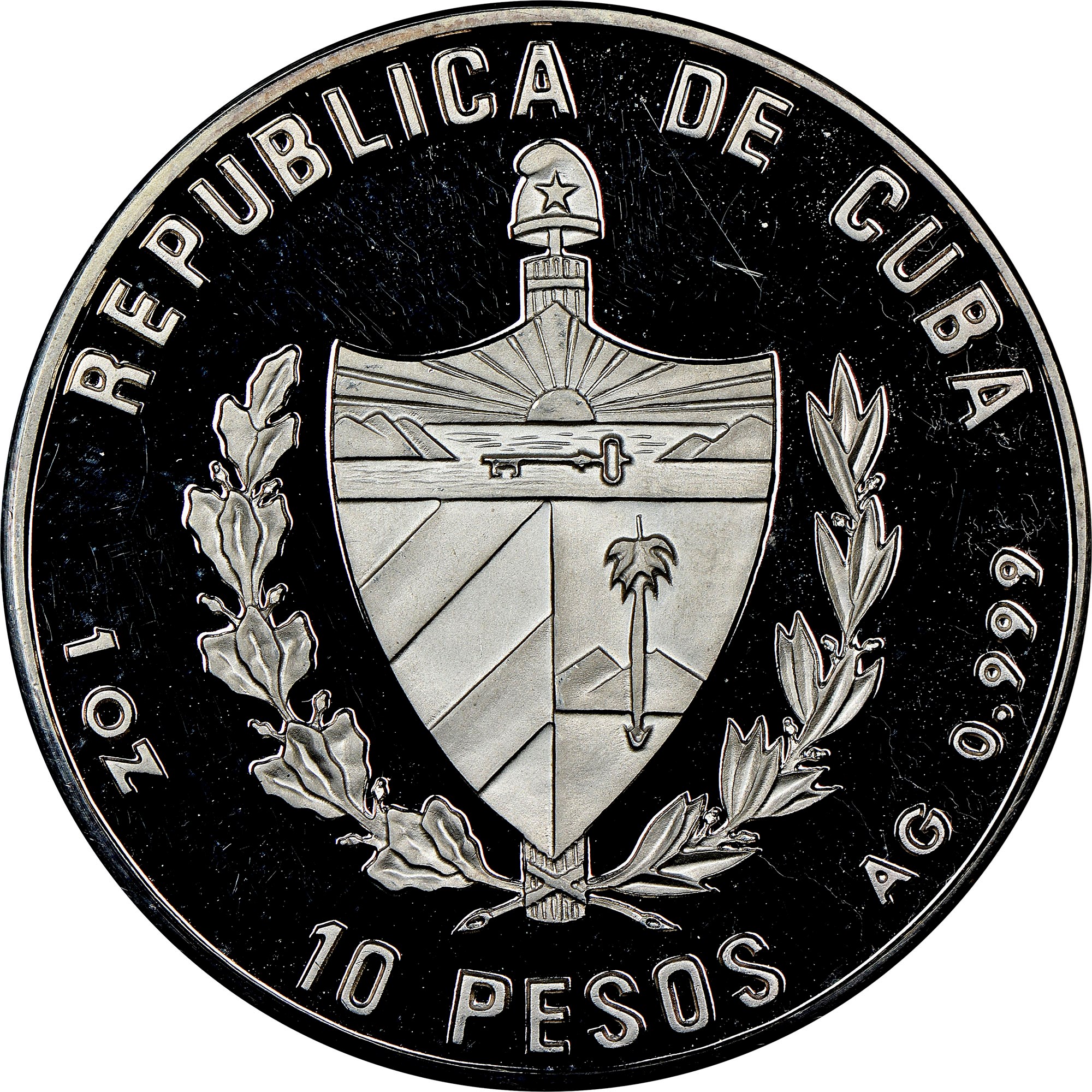 Cuba 10 Pesos KM 398 Prices & Values | NGC