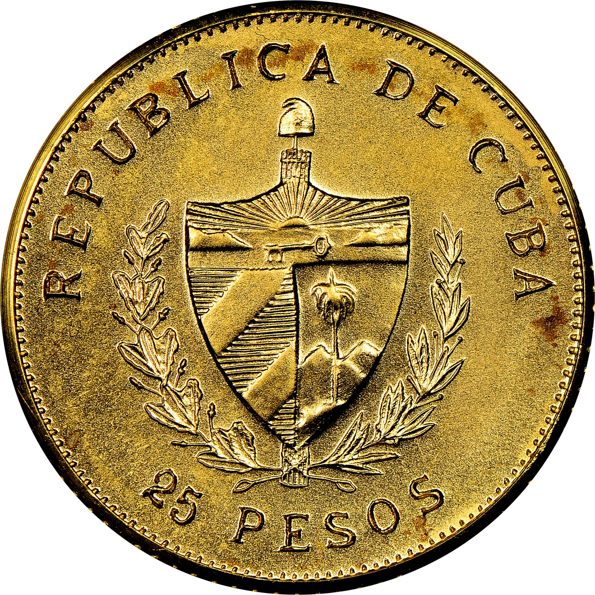 Cuba 25 Pesos KM 213 Prices & Values | NGC