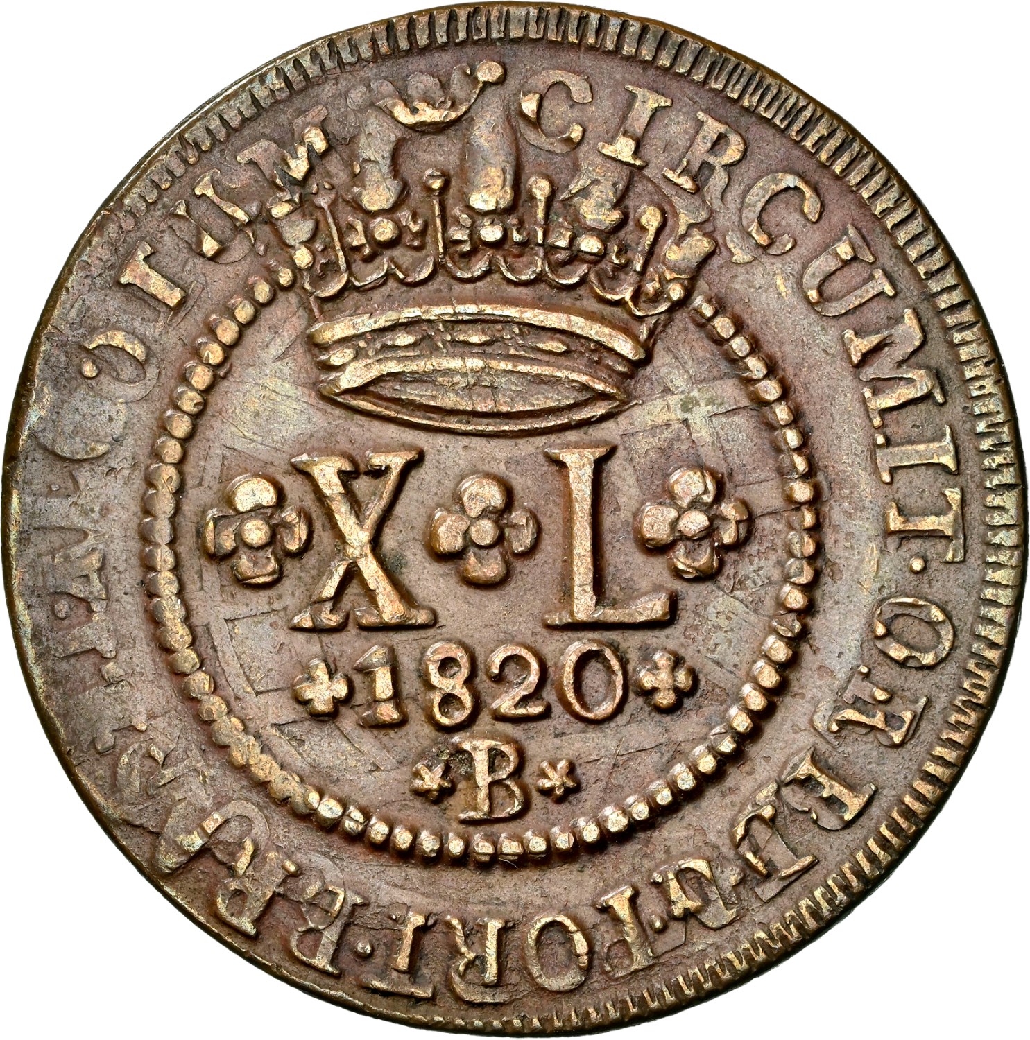 Brazil 40 Reis KM 319.2 Prices & Values | NGC