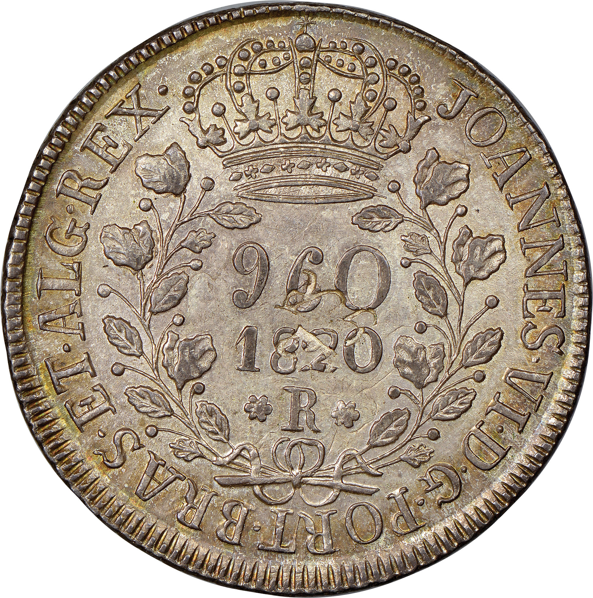 Brazil 960 Reis KM 326.1 Prices & Values | NGC