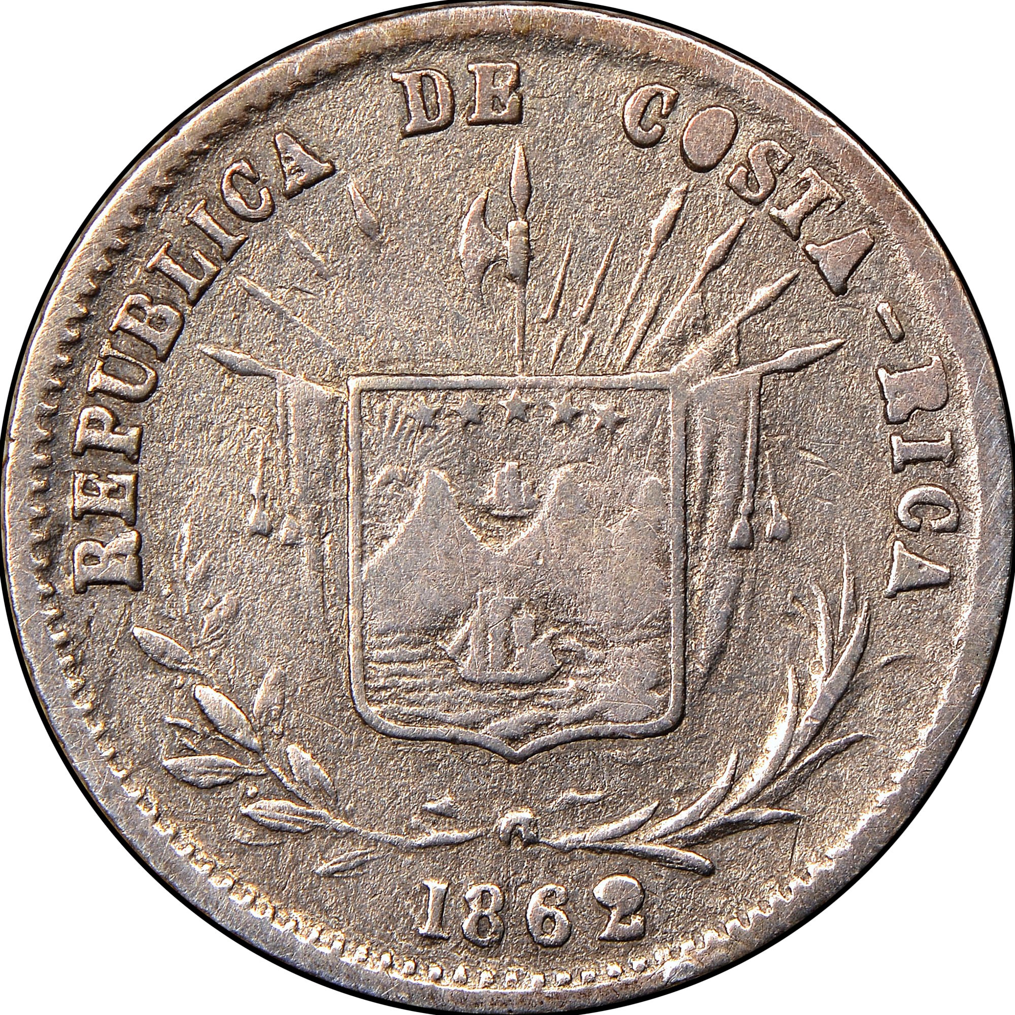 Costa Rica 1/16 Peso KM 101 Prices & Values | NGC