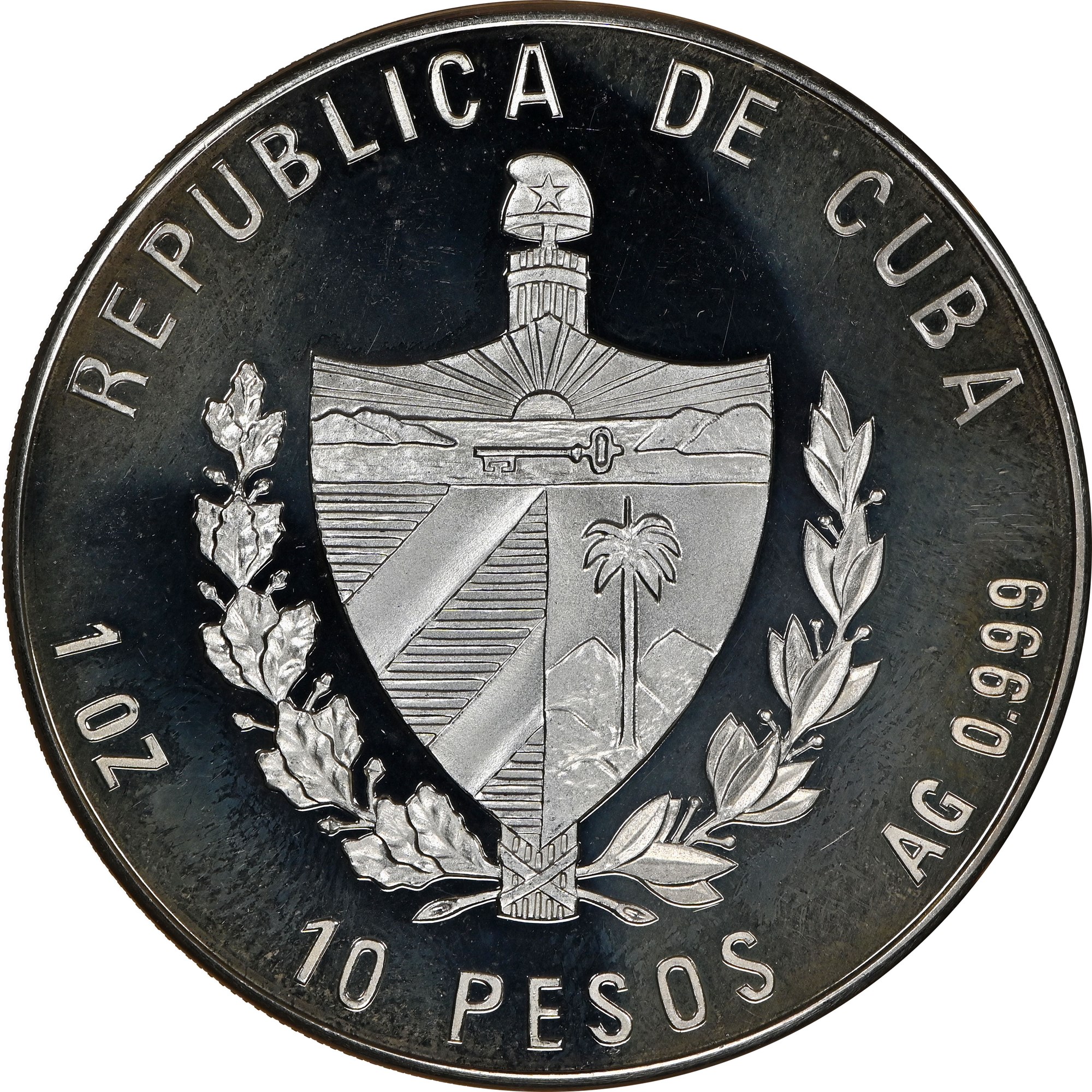 Cuba 10 Pesos KM 667 Prices & Values | NGC