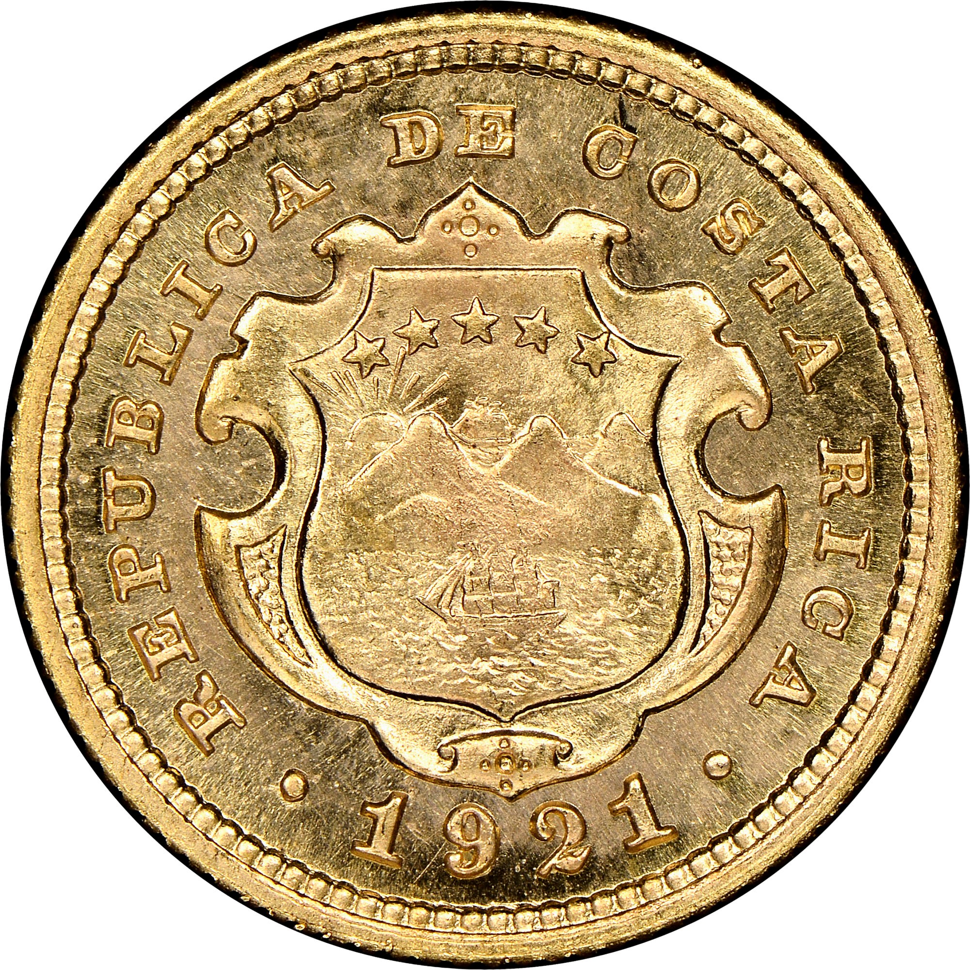 Costa Rica 2 Colones KM 139 Prices & Values | NGC