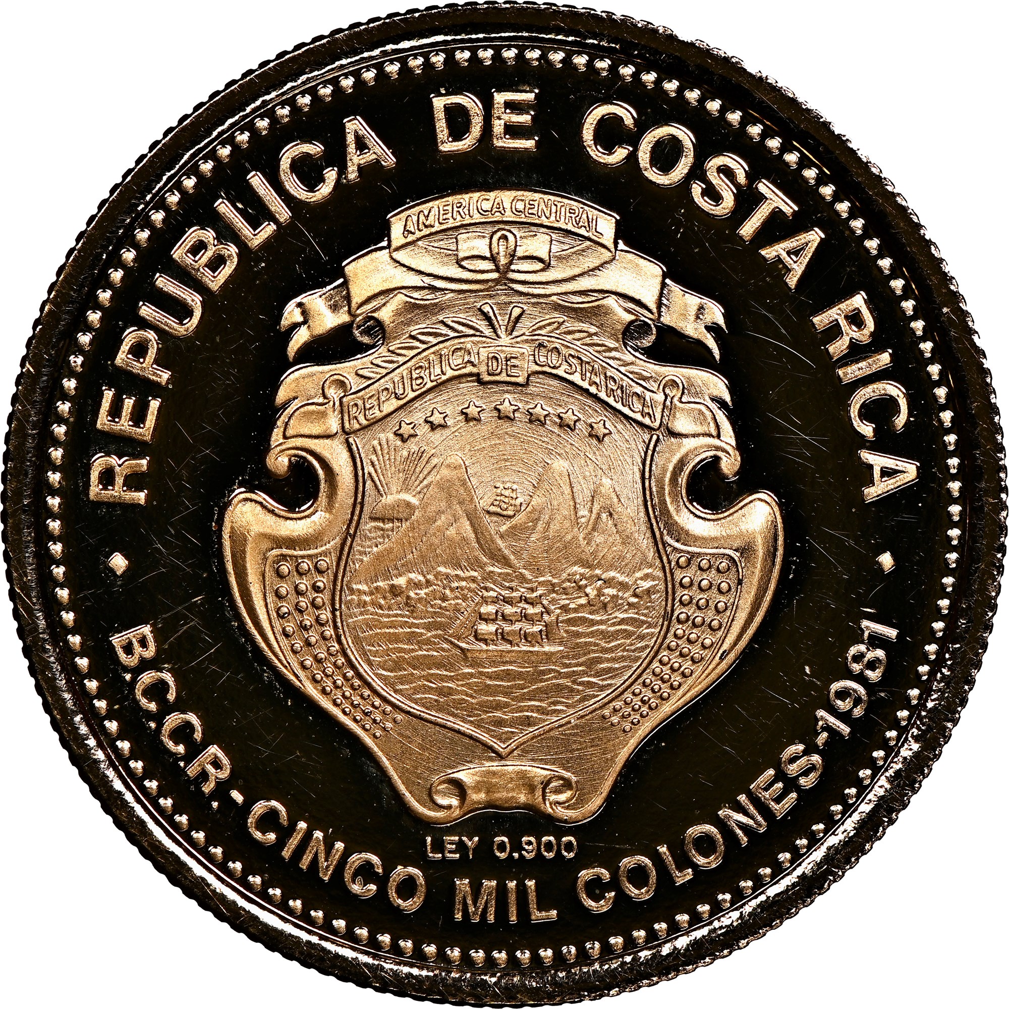 Costa Rica 5000 Colones KM 208 Prices & Values | NGC