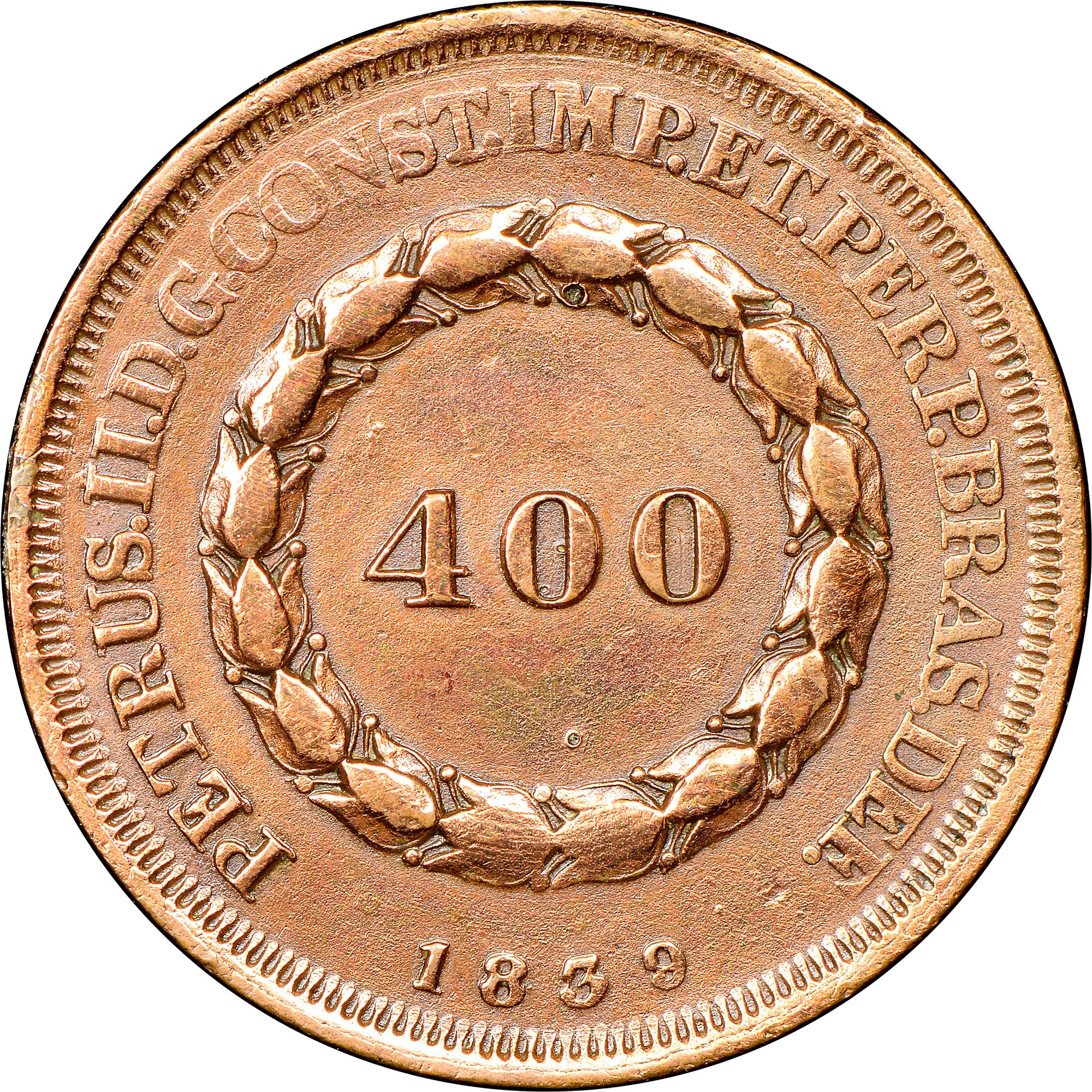 Brazil 400 Reis KM Pn56 Prices & Values | NGC