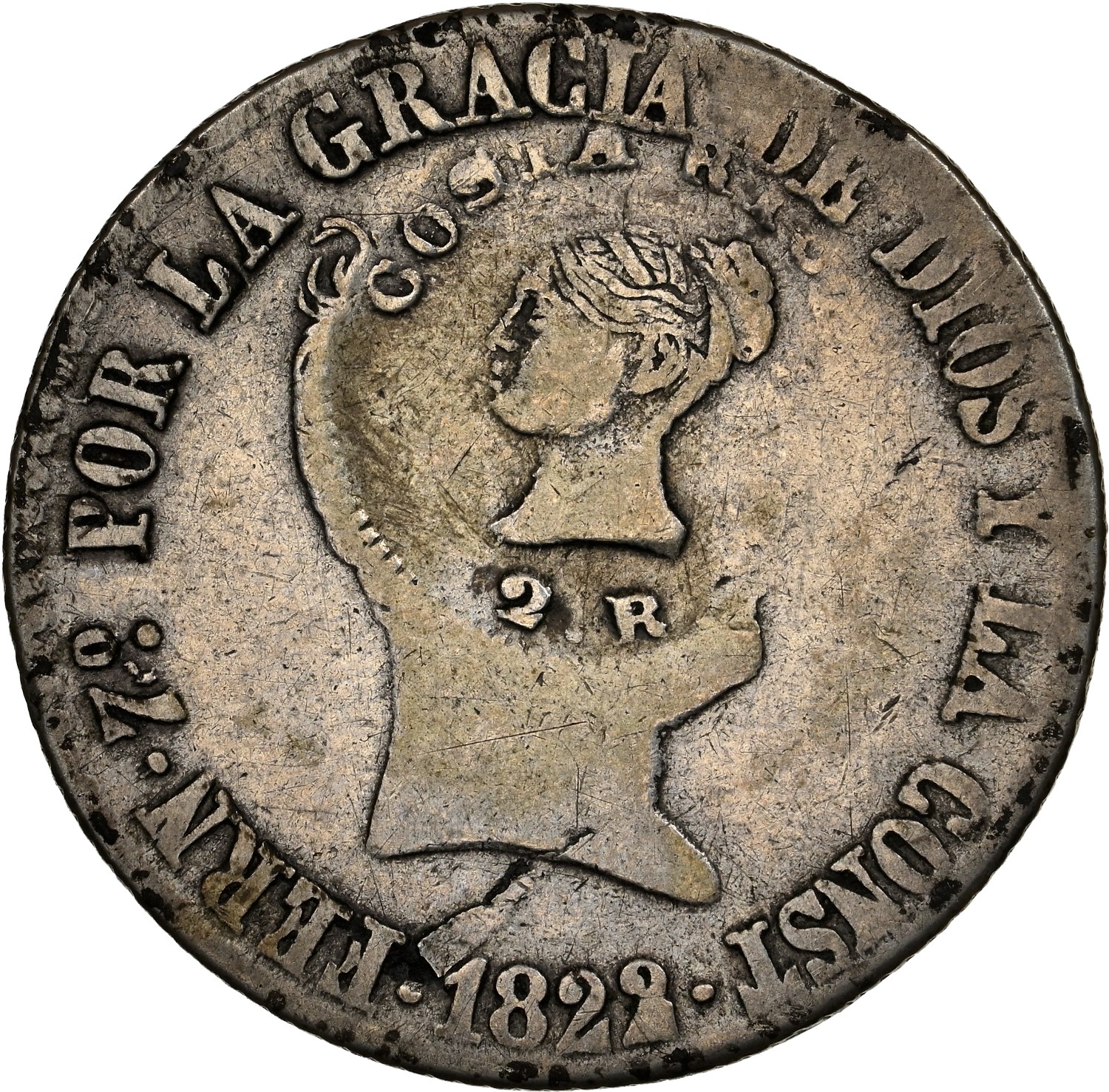 Costa Rica 2 Reales KM 43 Prices & Values | NGC