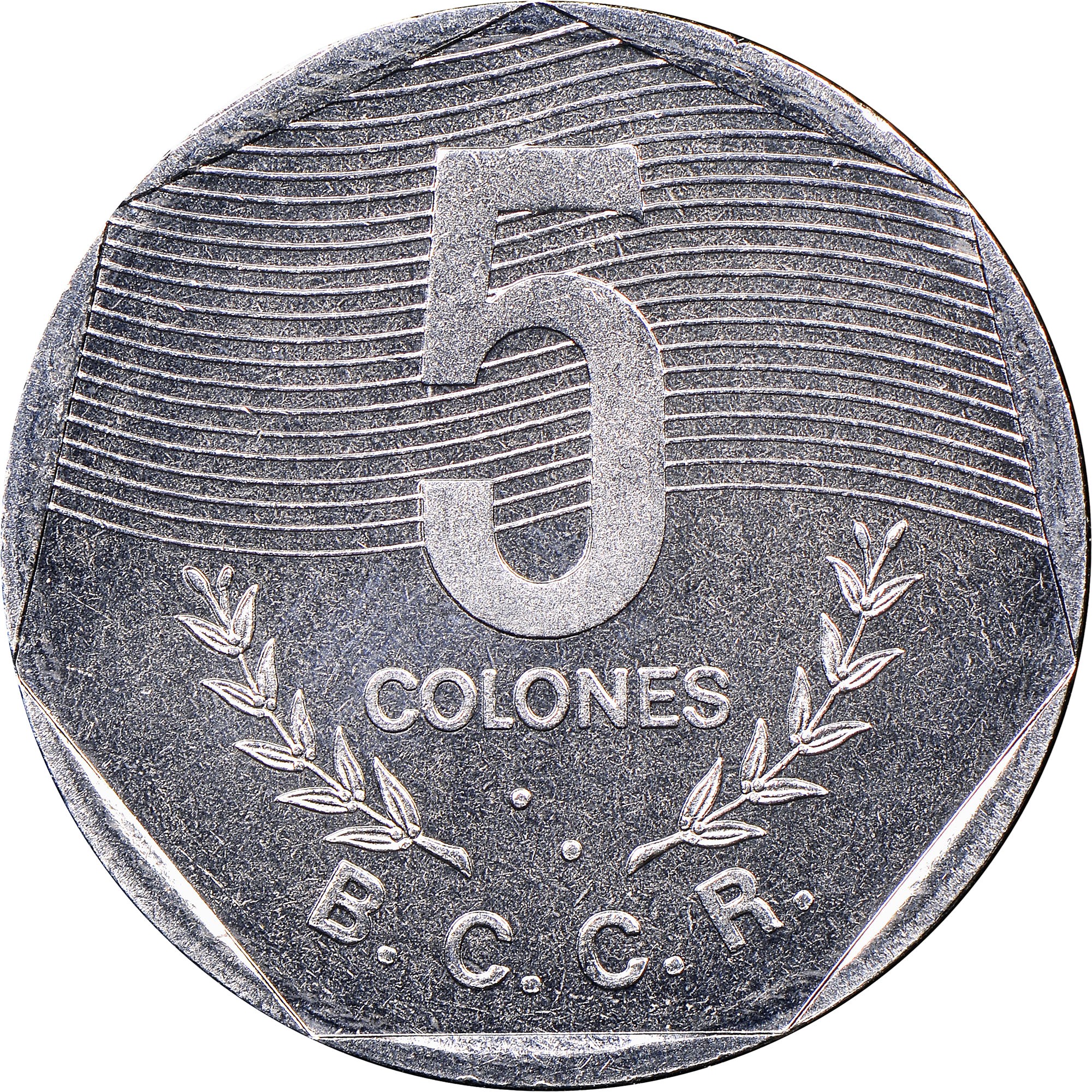 Costa Rica 5 Colones KM 214.1 Prices & Values | NGC