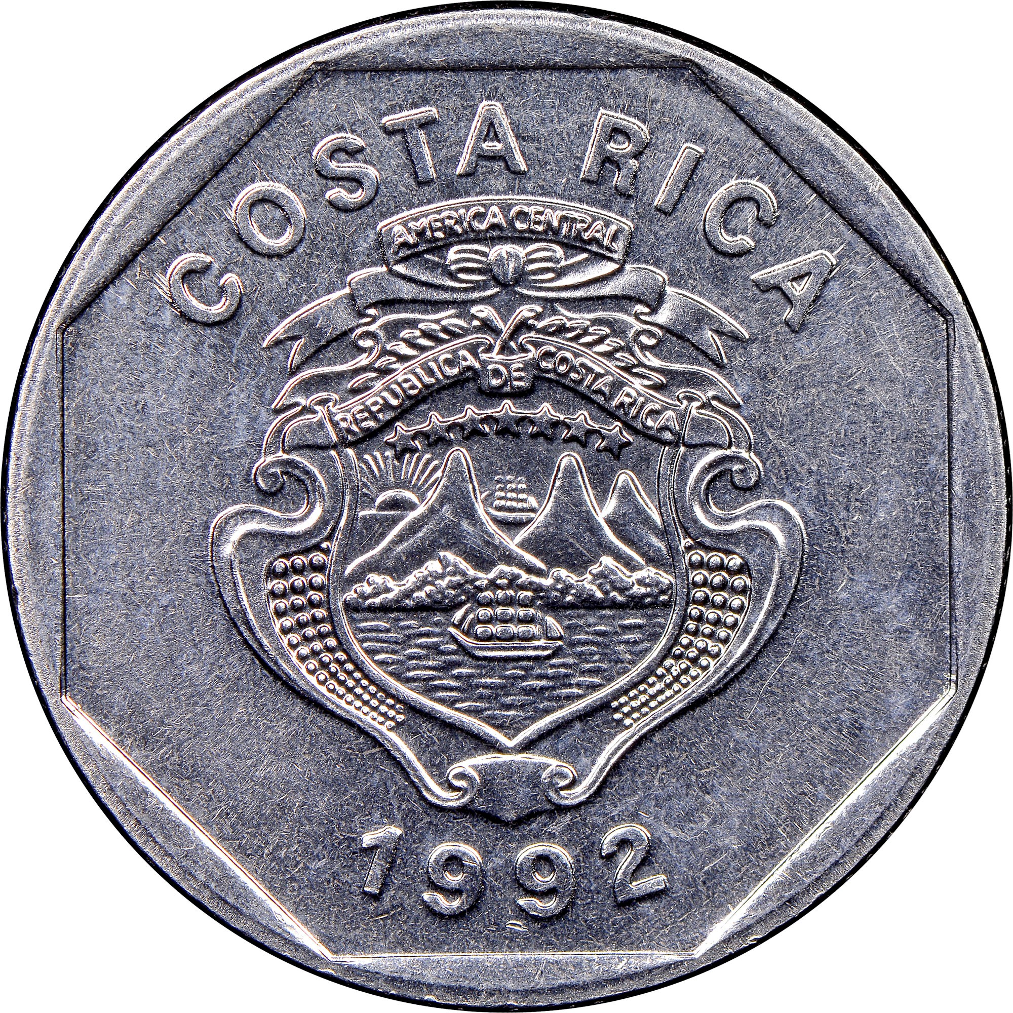 Costa Rica 10 Colones KM 215.1 Prices & Values | NGC