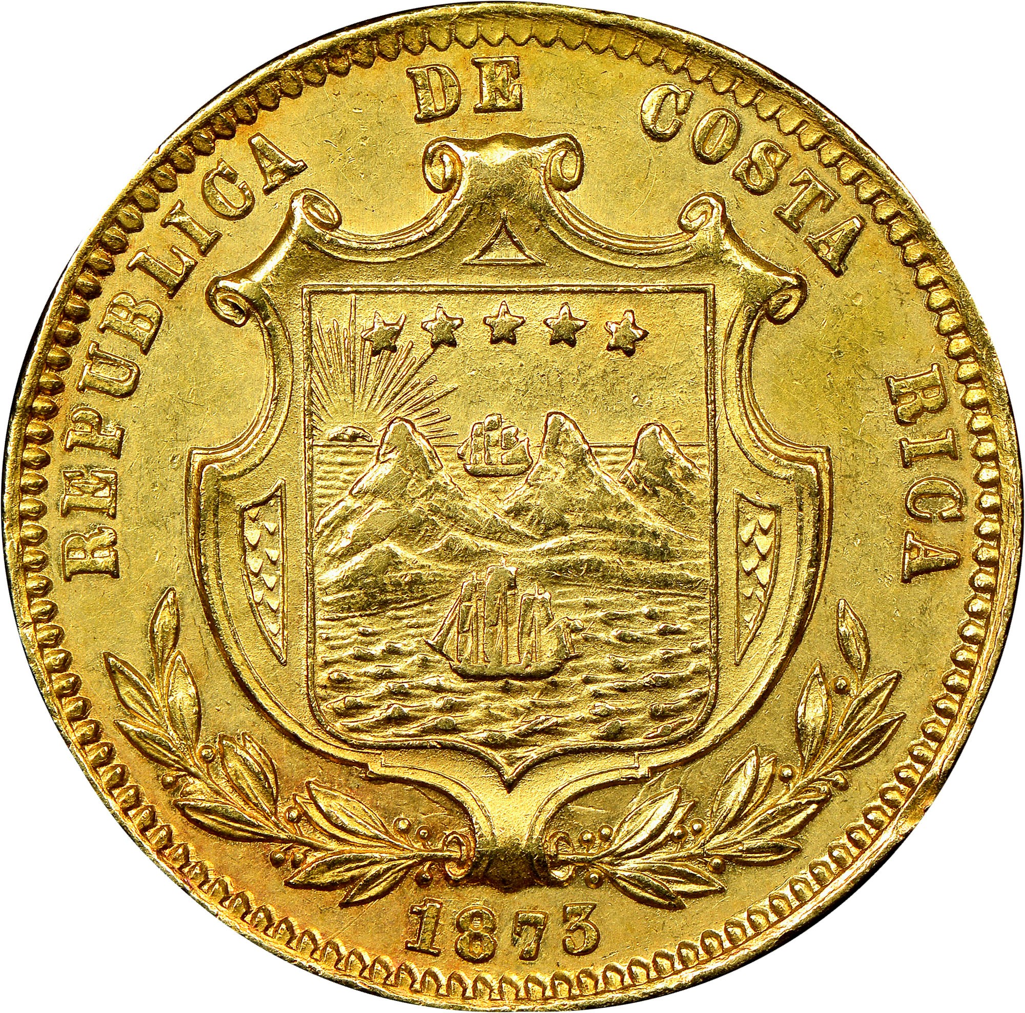 Costa Rica 5 Pesos KM 118 Prices & Values | NGC