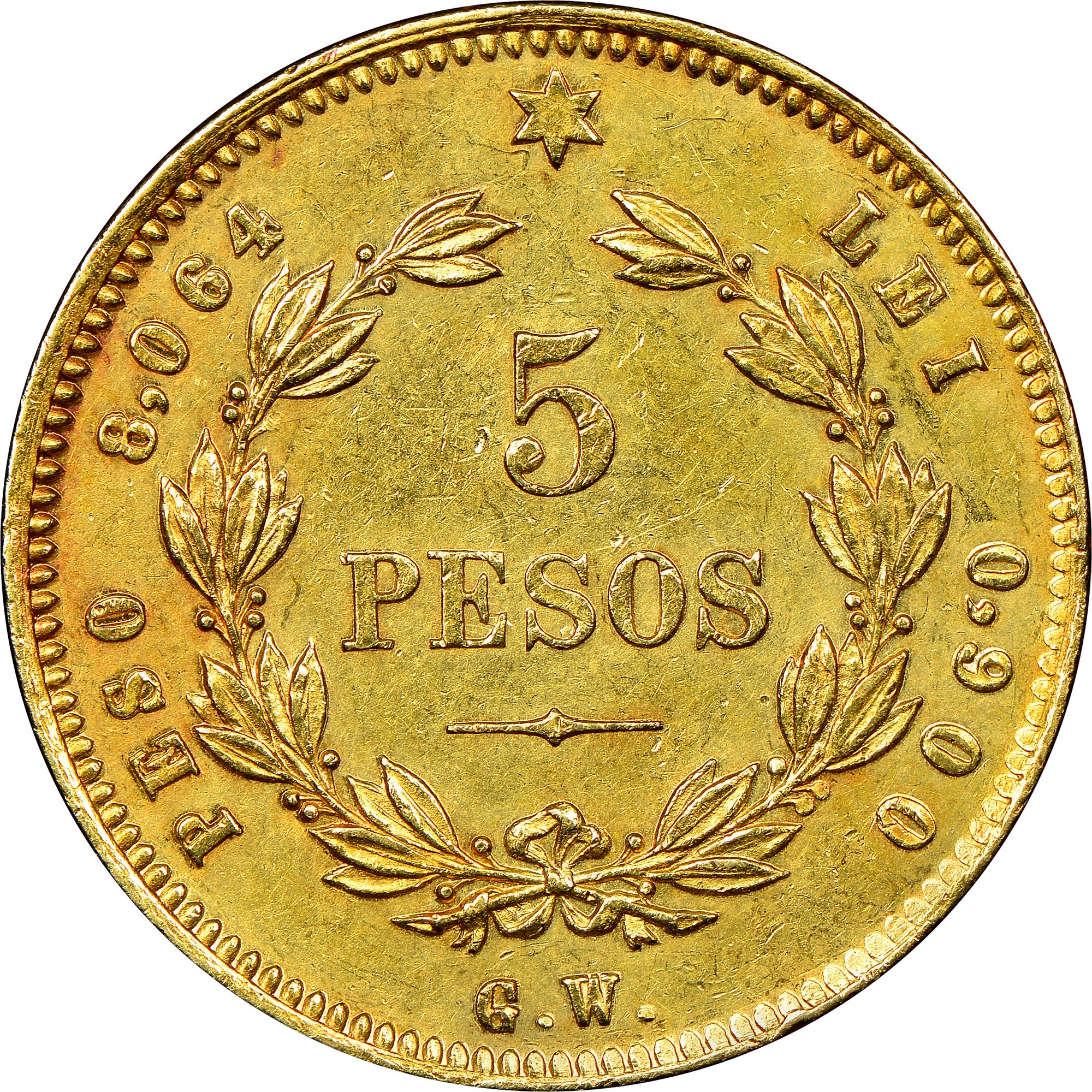 Costa Rica 5 Pesos KM 118 Prices & Values | NGC