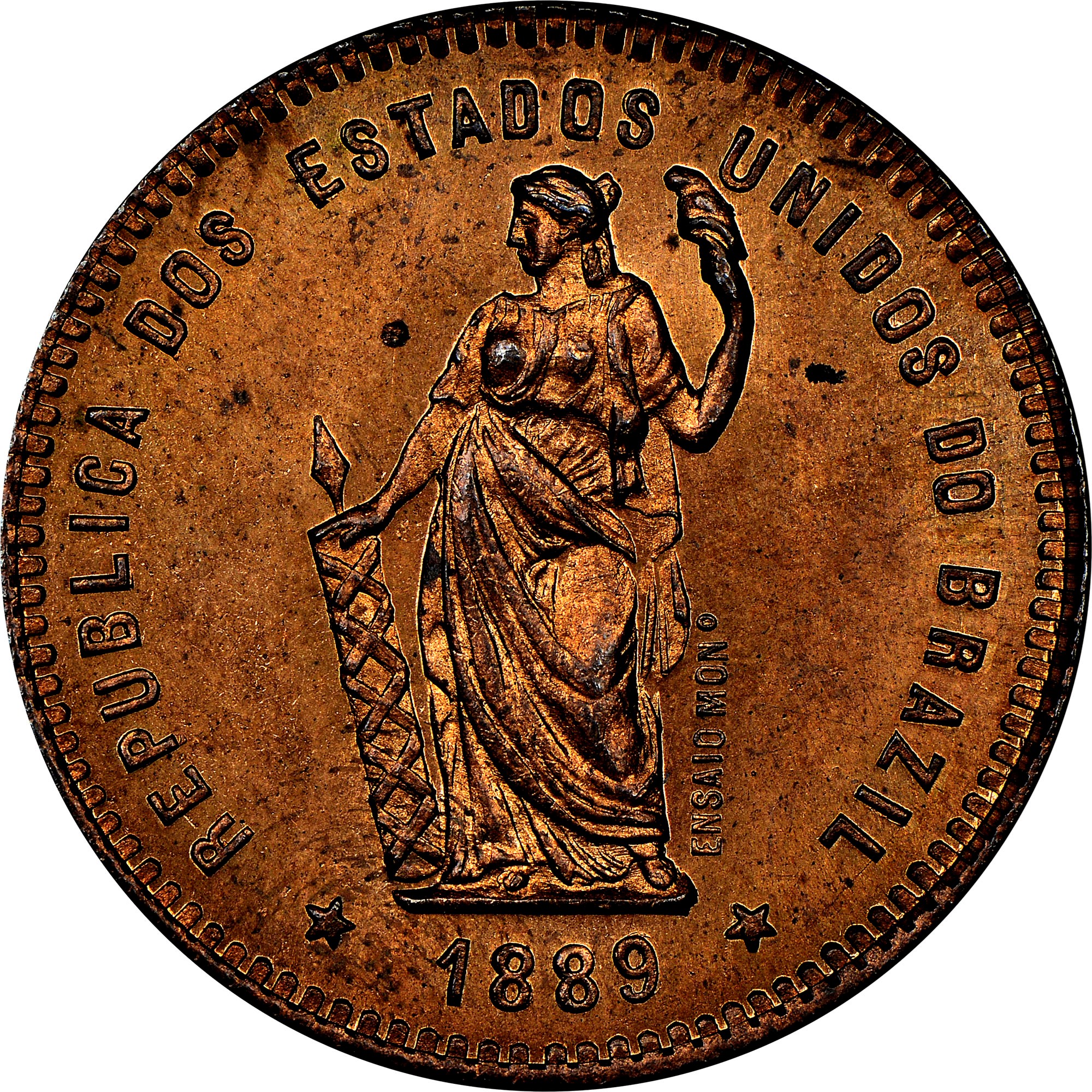 Brazil 40 Reis KM Pn172 Prices & Values | NGC