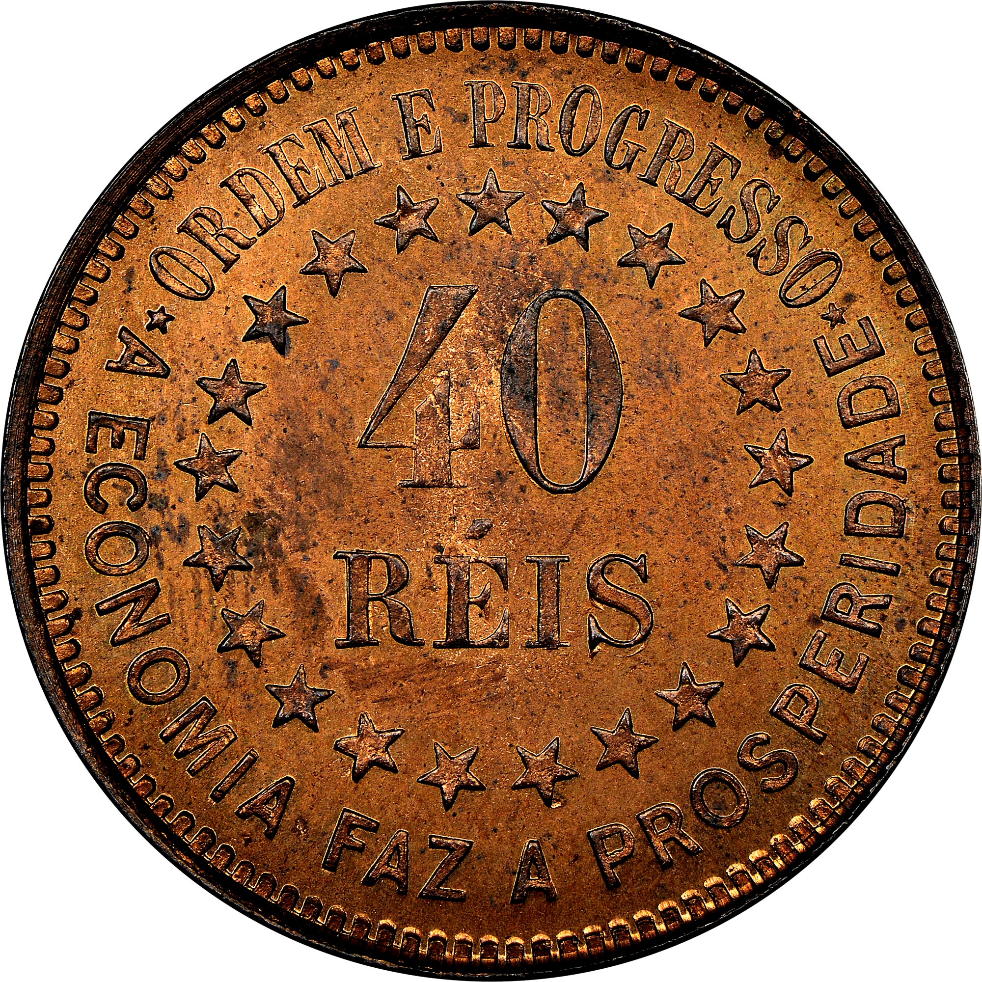 Brazil 40 Reis KM Pn172 Prices & Values | NGC