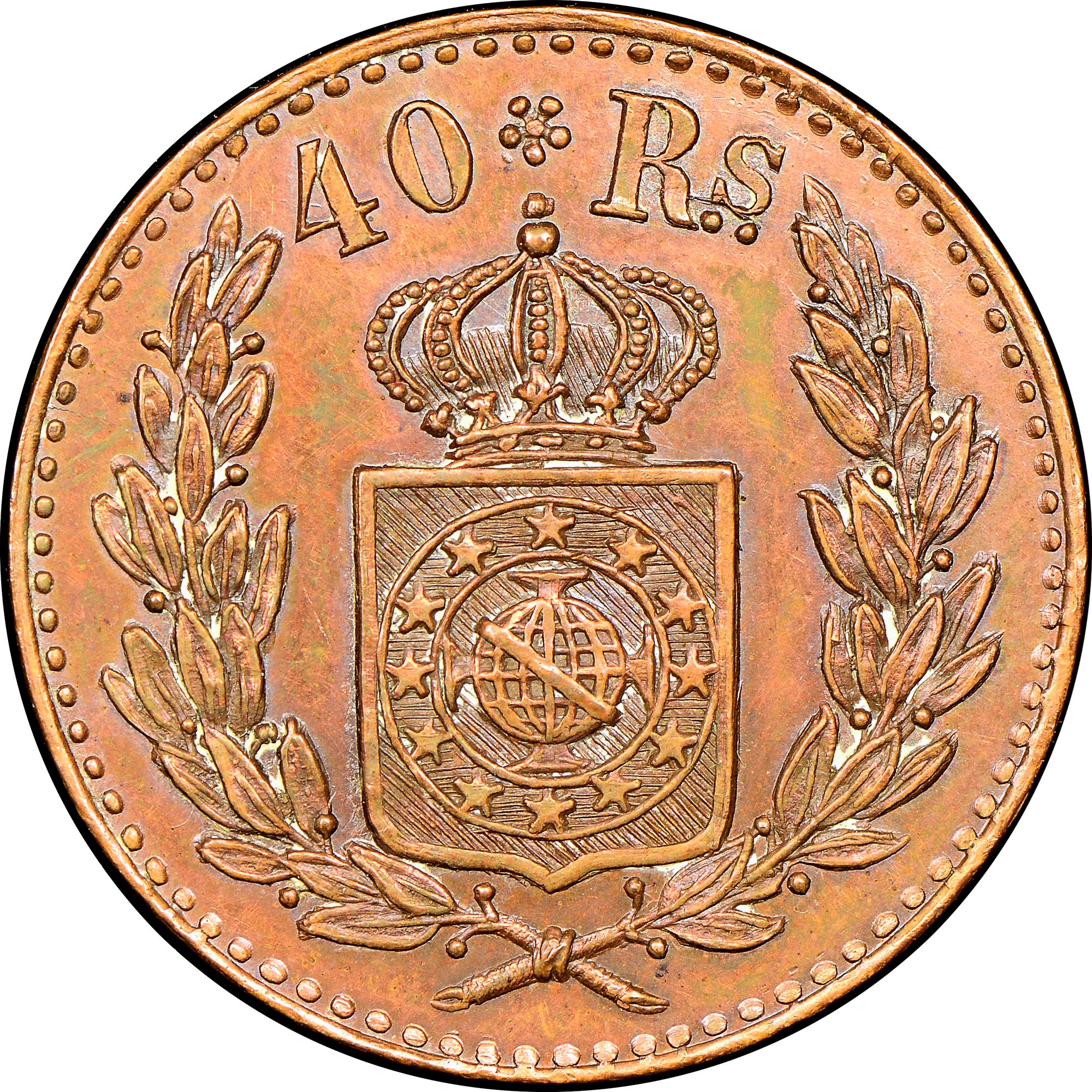 Brazil 40 Reis KM Pn108 Prices & Values | NGC