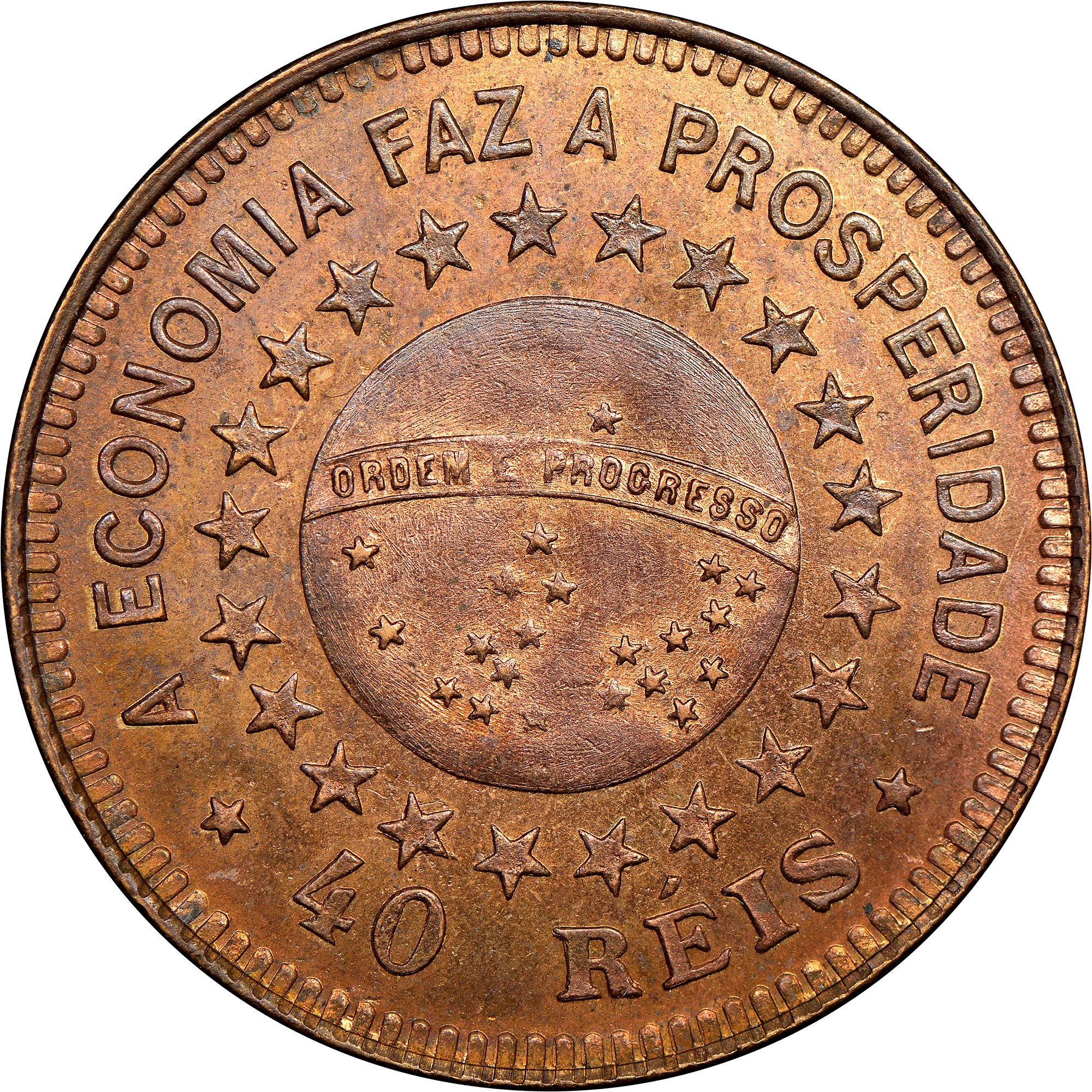 Brazil 40 Reis KM Pn171 Prices & Values | NGC