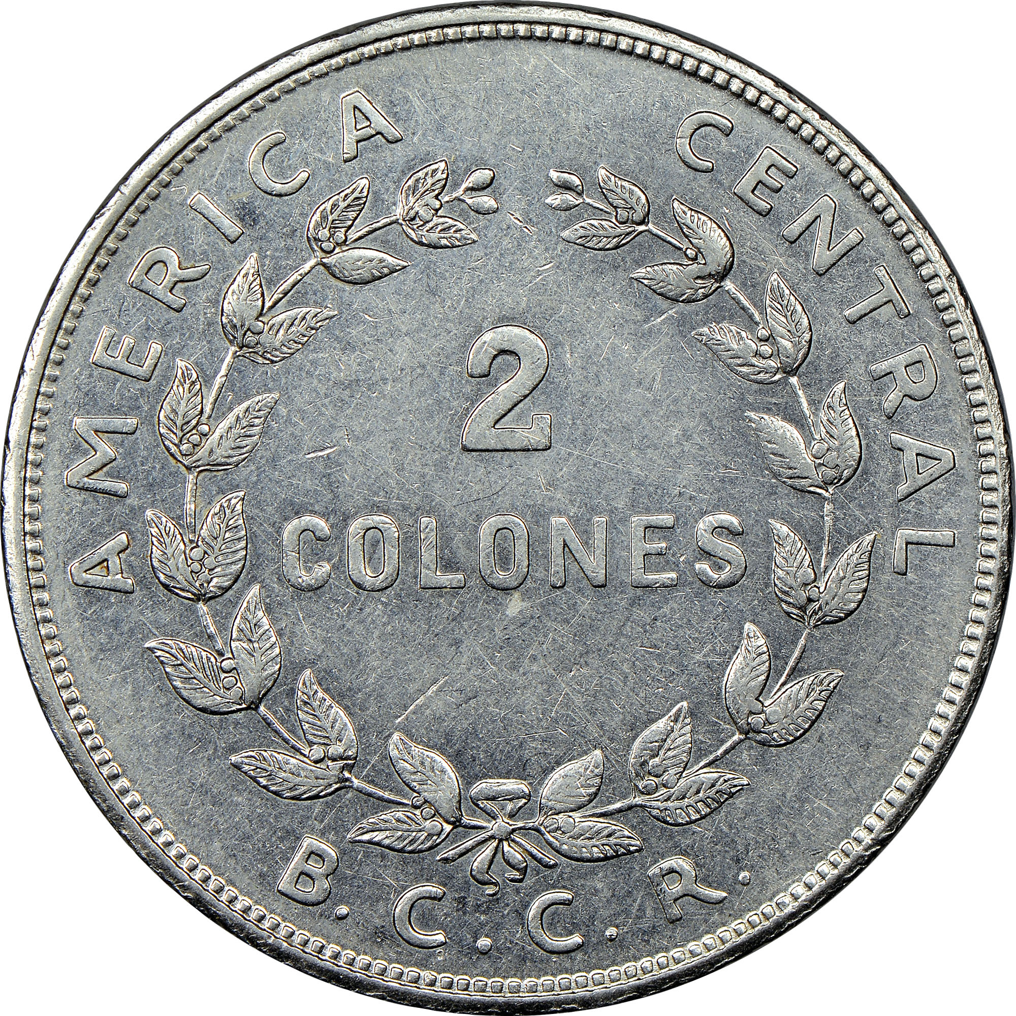 Costa Rica 2 Colones KM 187.1 Prices & Values | NGC