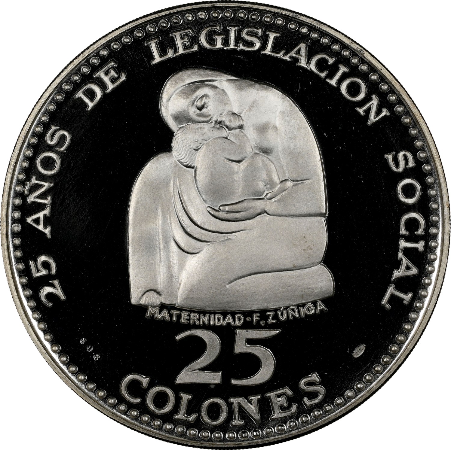 Costa Rica 25 Colones KM 194 Prices & Values | NGC