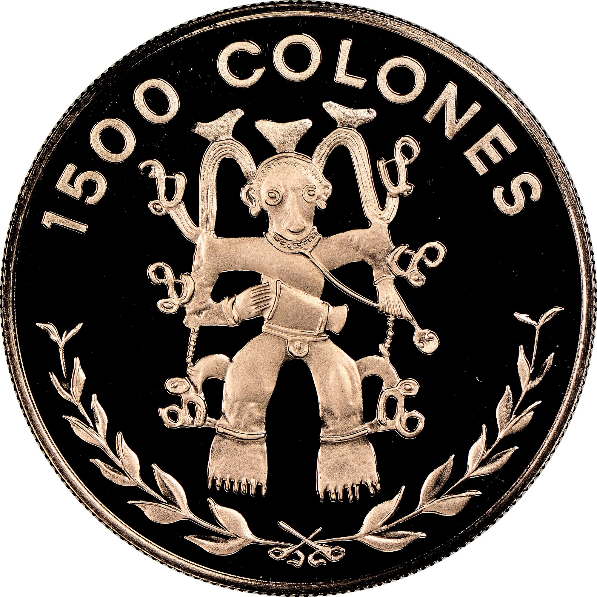 Costa Rica 1500 Colones KM 218 Prices & Values | NGC