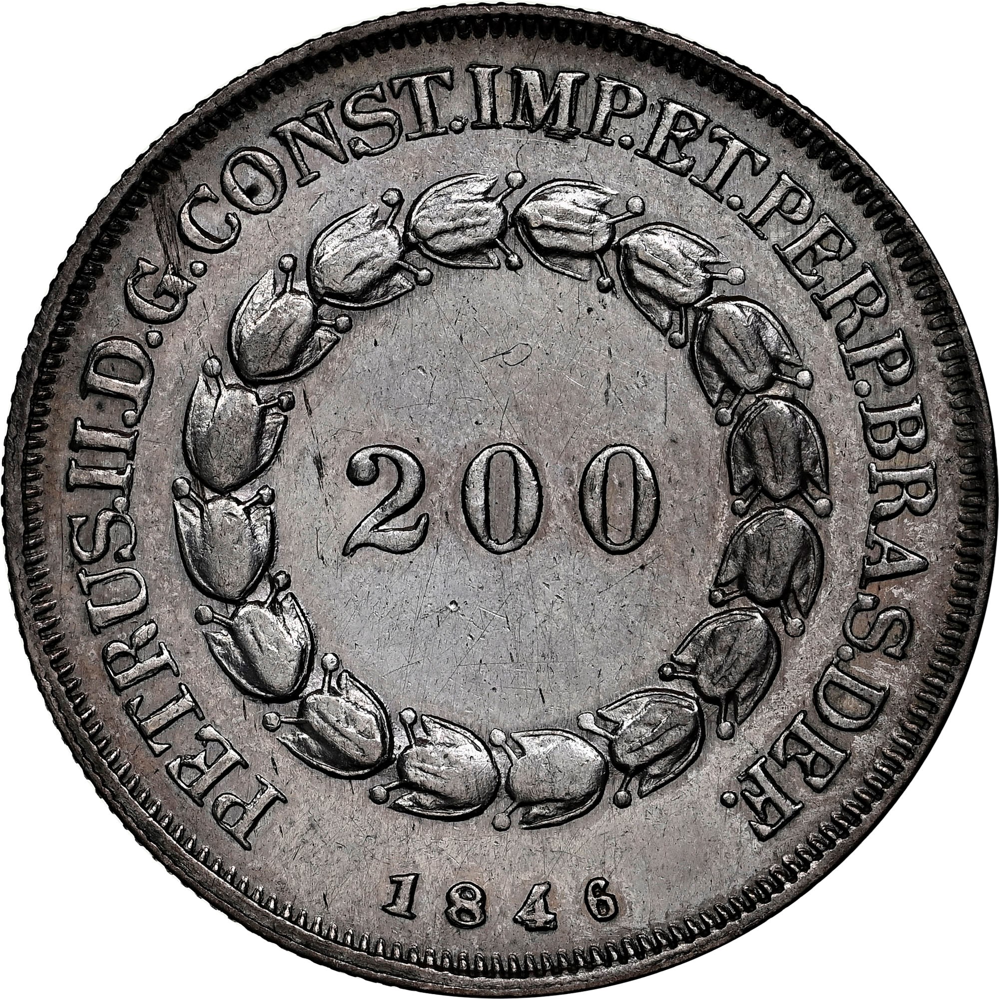 Brazil 200 Reis KM 455 Prices & Values | NGC