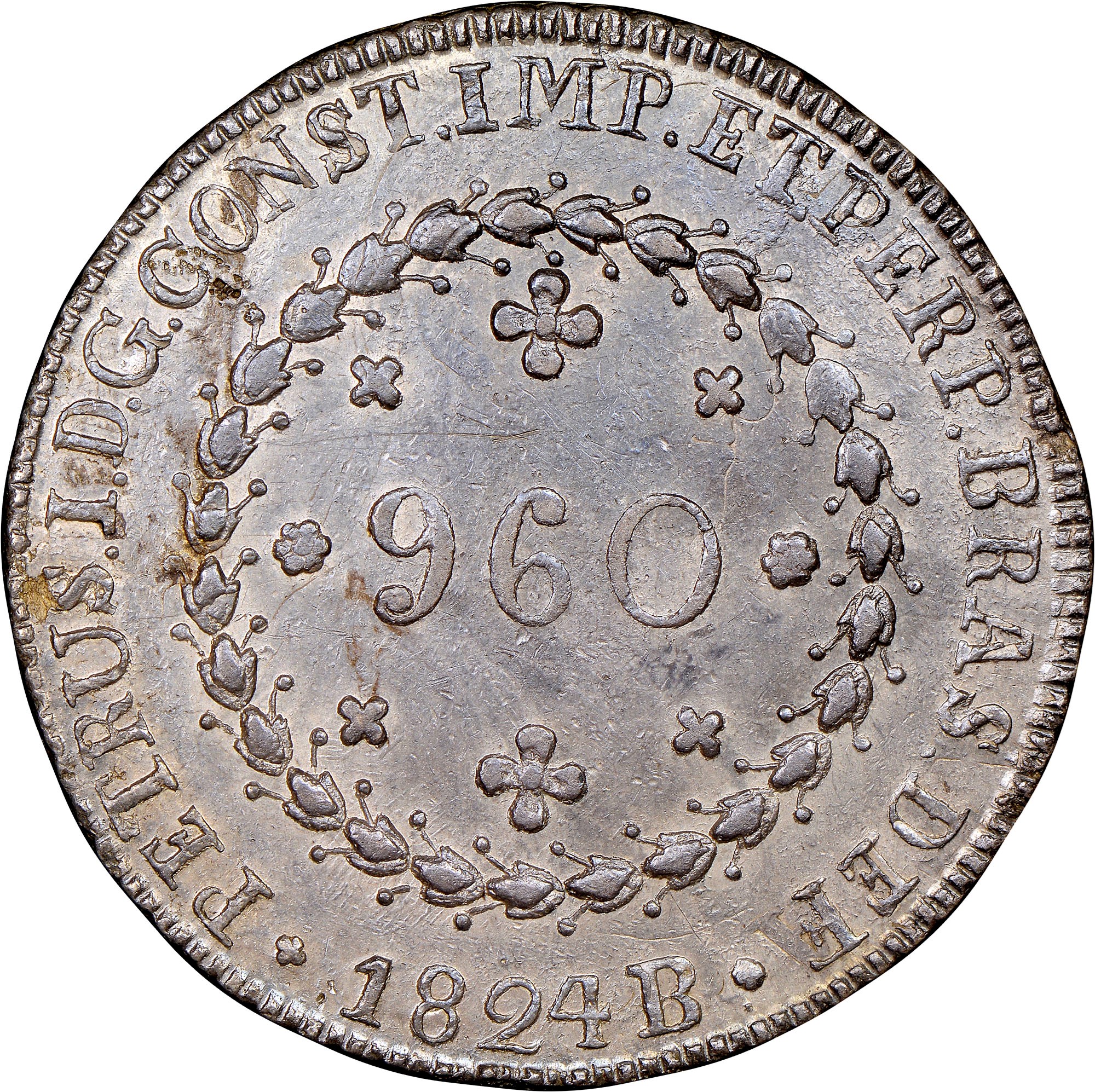 Brazil 960 Reis KM 368.2 Prices & Values | NGC