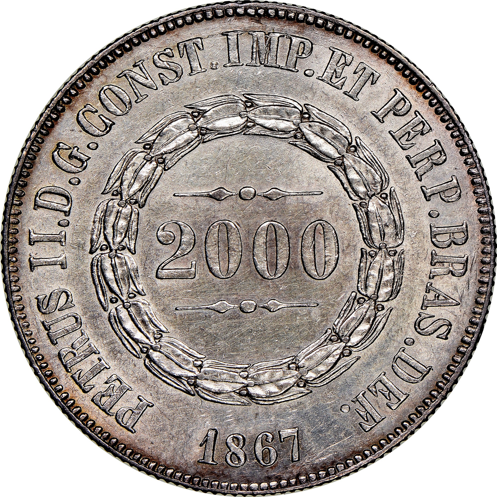 Brazil 2000 Reis KM 466 Prices & Values | NGC