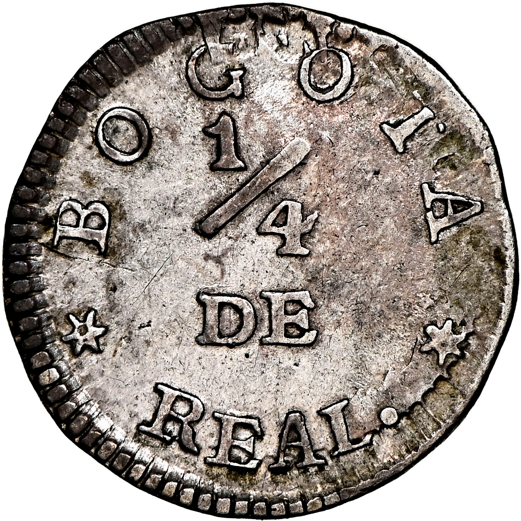 Colombia 1/4 Real KM 90.2 Prices & Values | NGC