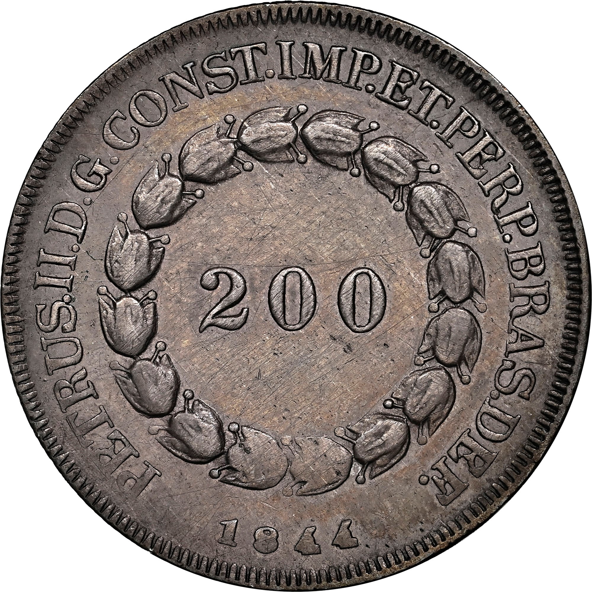 Brazil 200 Reis KM 455 Prices & Values | NGC