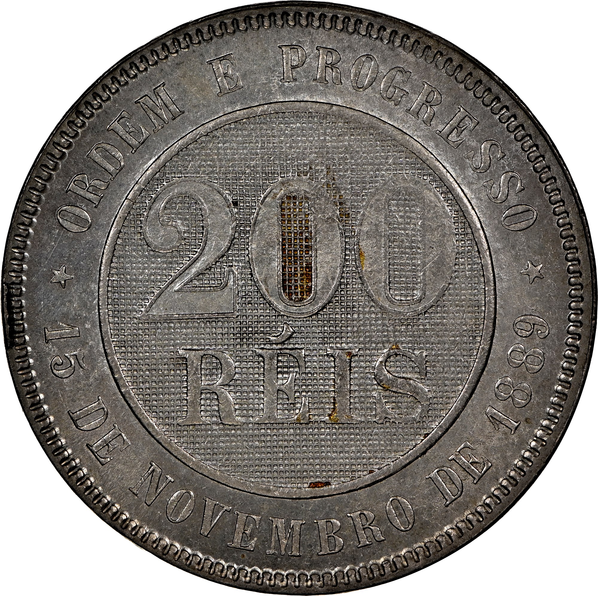 Brazil 200 Reis KM 493 Prices & Values | NGC