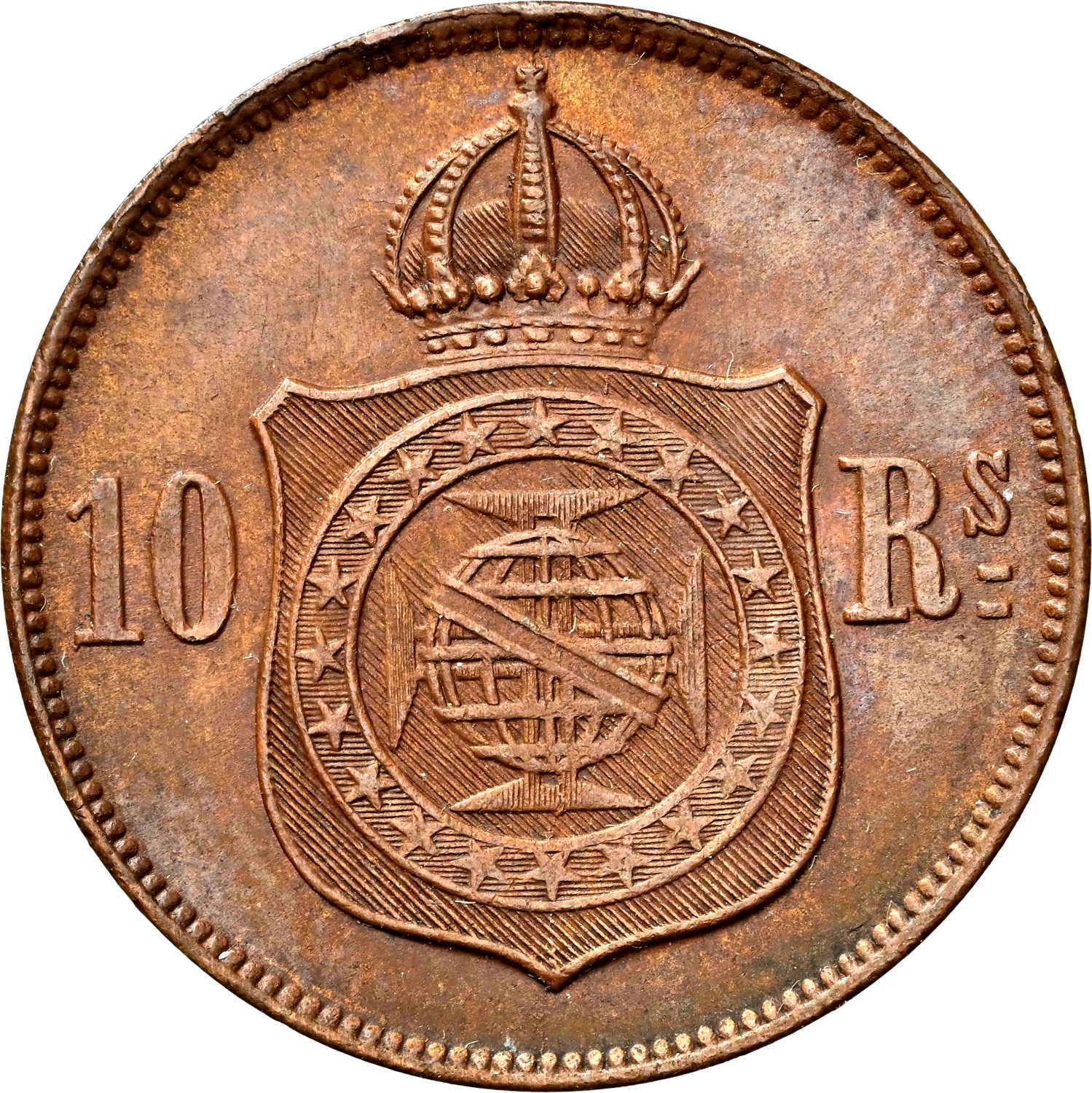 Brazil 10 Reis KM 473 Prices & Values | NGC