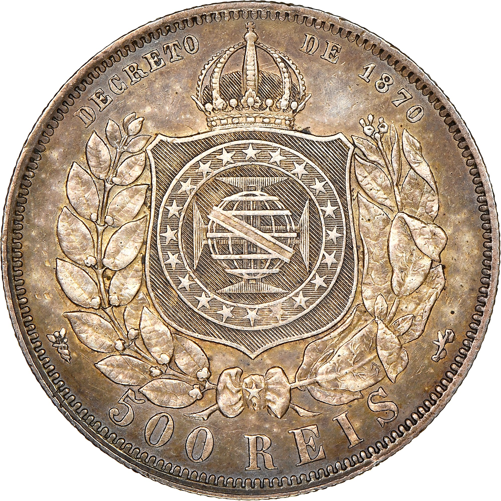 Brazil 500 Reis KM 480 Prices & Values | NGC