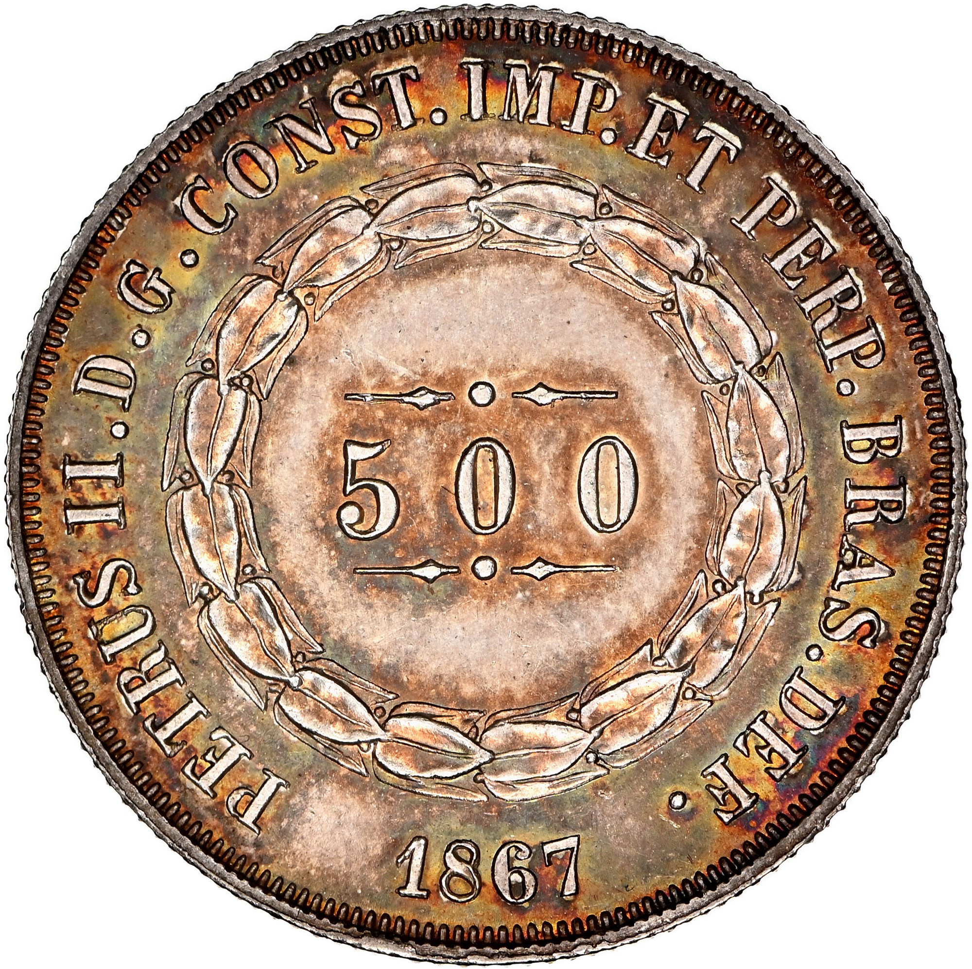 Brazil 500 Reis KM 464 Prices & Values | NGC