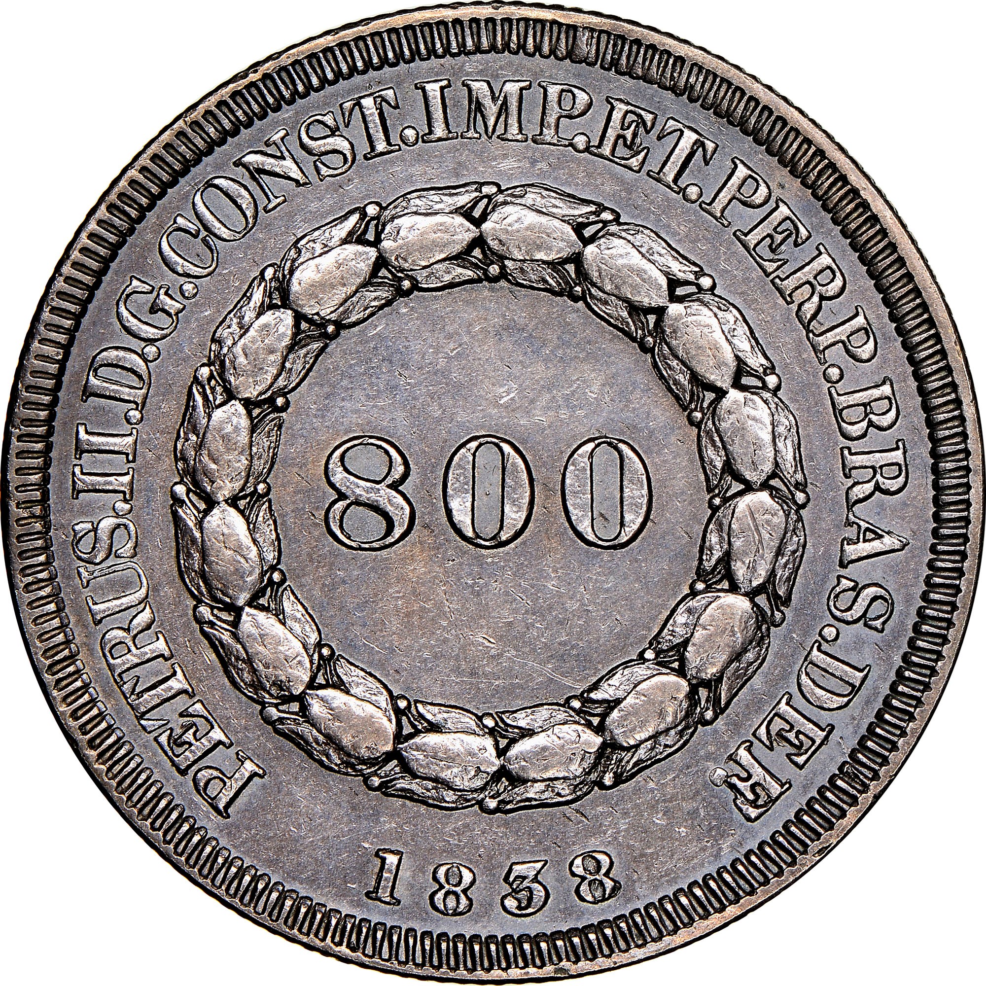 Brazil 800 Reis KM 456 Prices & Values | NGC